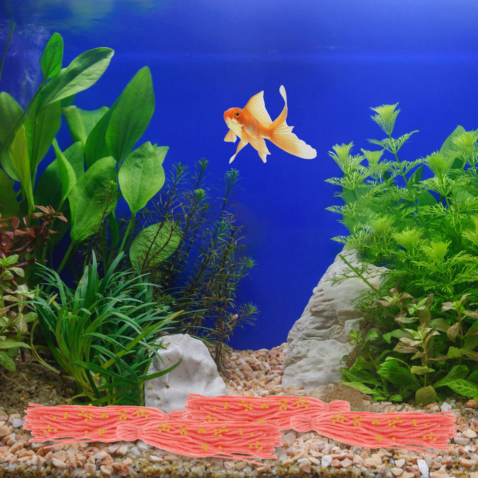 Milisten 10Pcs Red Fish Spawning Mop for Tank Breeding Angelfish Shrimp ...