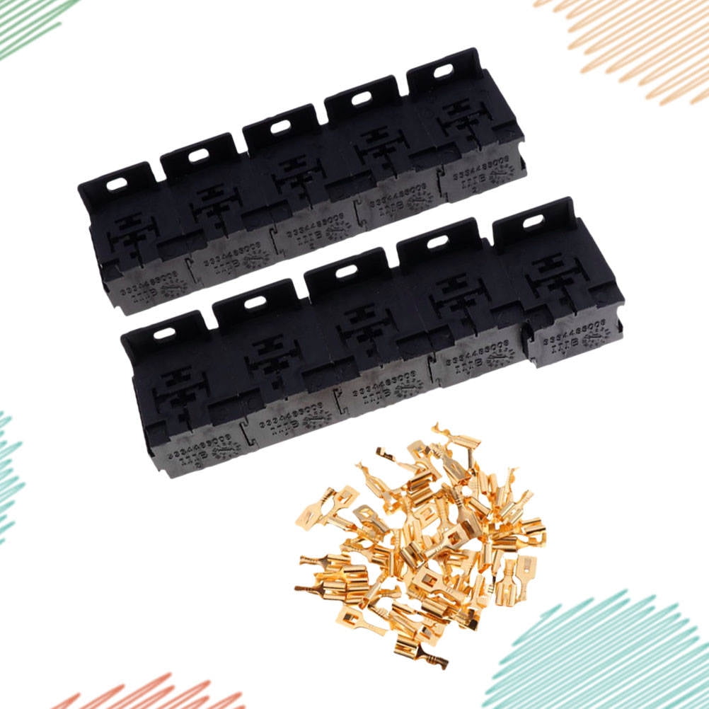 Milisten 10Pcs Relay Base Bracket Set For Car Modification With ...