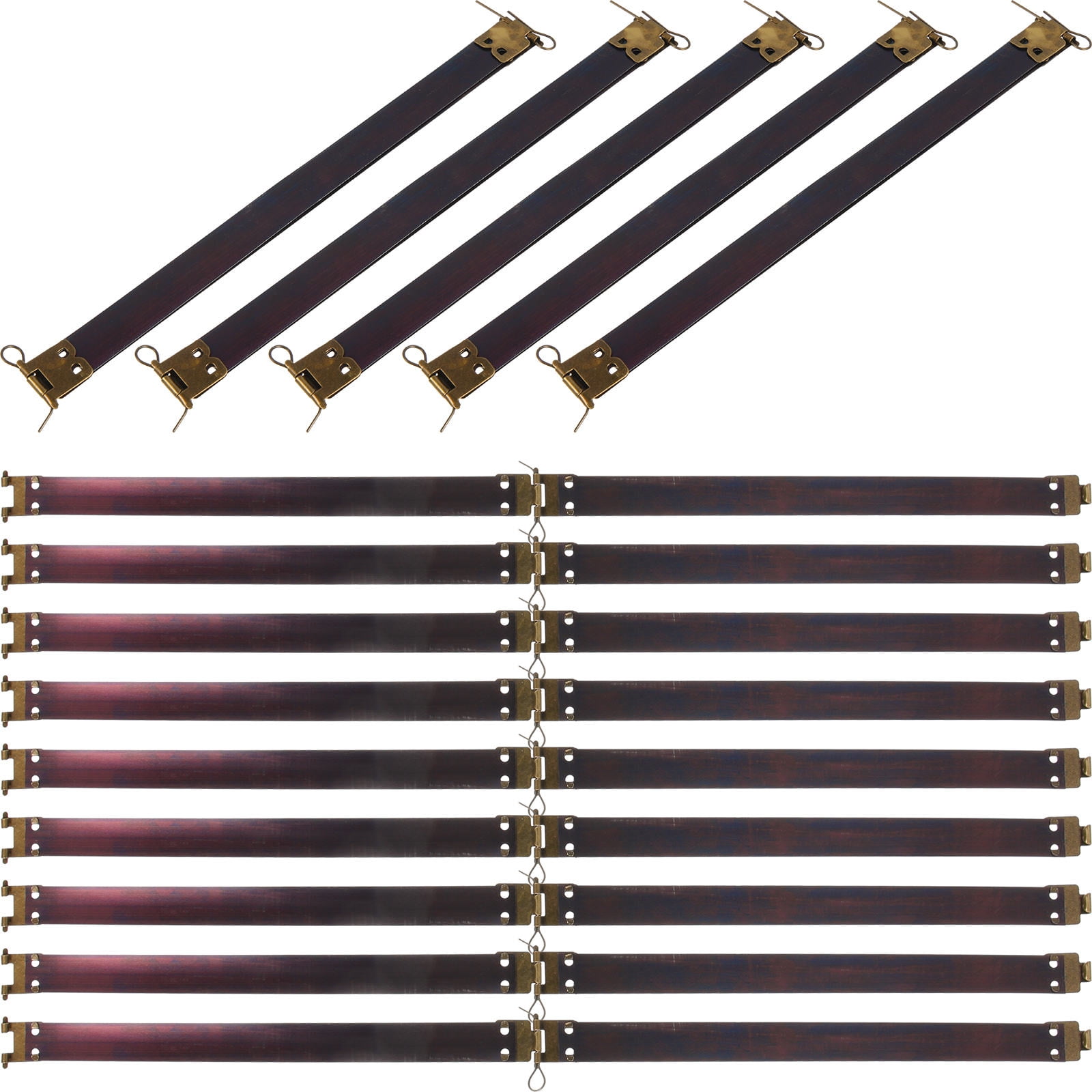 Milisten 10Pcs Dark Brown Metal Internal Handbag Hinges for Bag Making ...