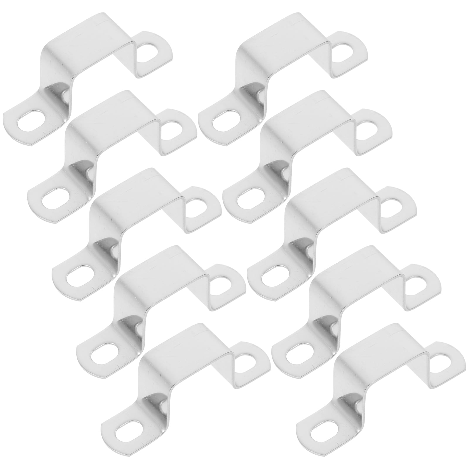 Milisten 10pcs Stainless Steel U Pipe Clamps for Water Tubing, Plumbing ...