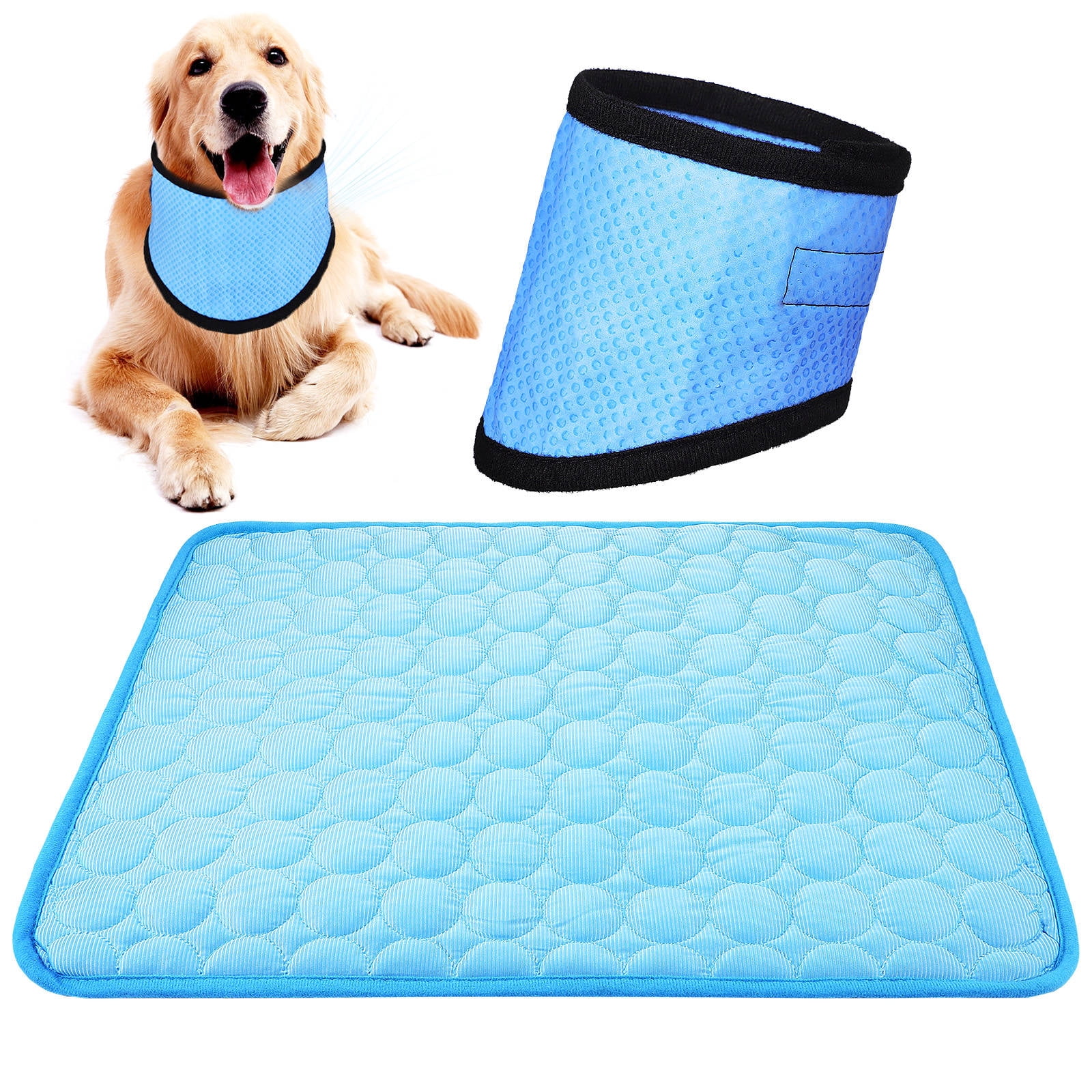 Milisten Dog Cooling Mats Ice Silk Cooling Mat PVA 1 Ice Silk Mat for ...