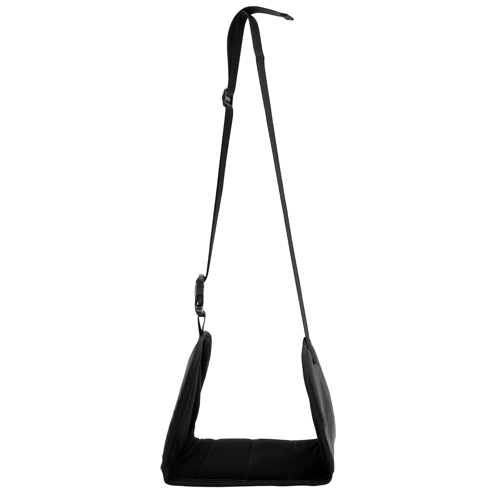 Milisten Portable Plane Leg Rest Foot Hammock Black Ergonomic Support ...