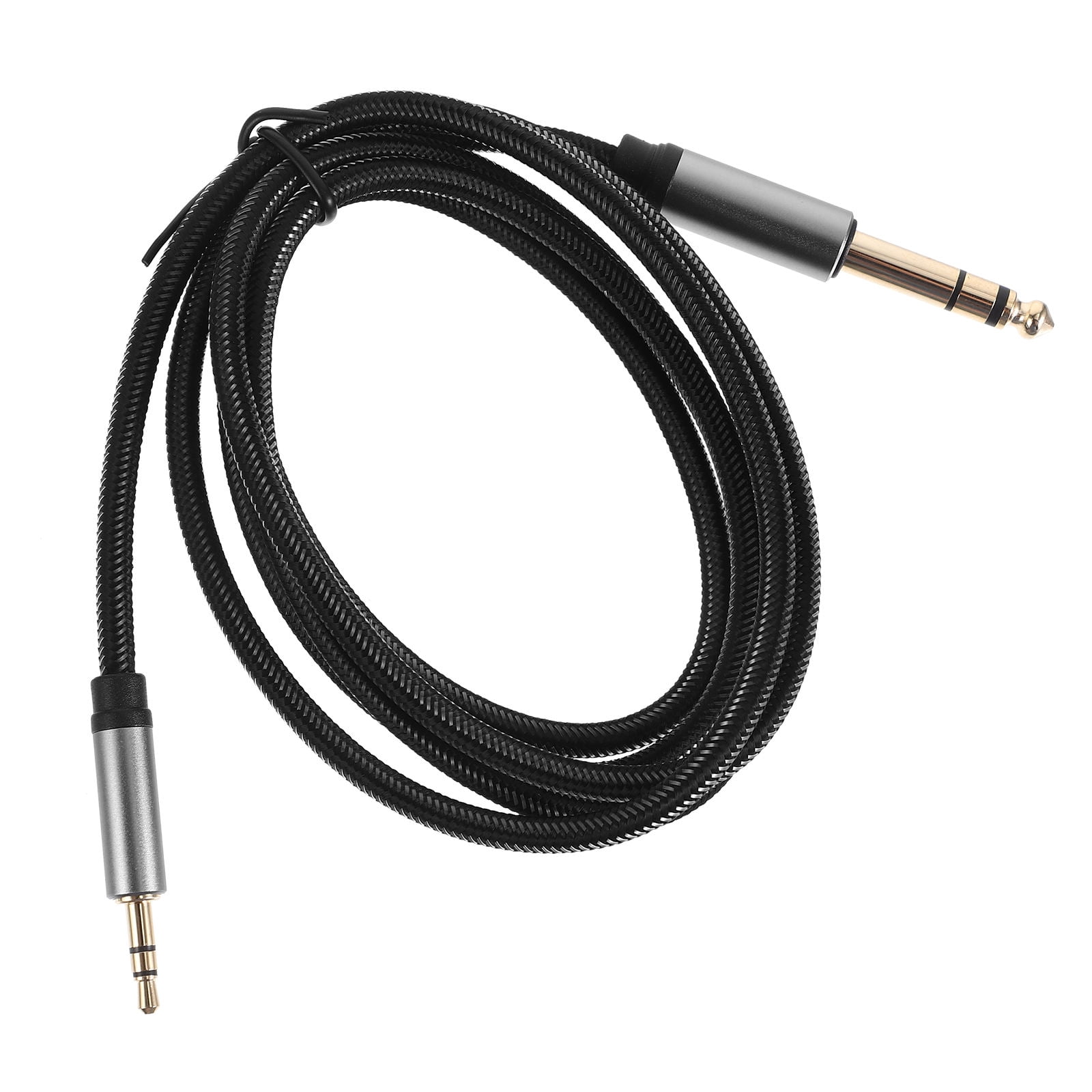 Milisten 1Pack Bass Stereo Cable 3.5mm To 6.35mm Black Gold Plated ...