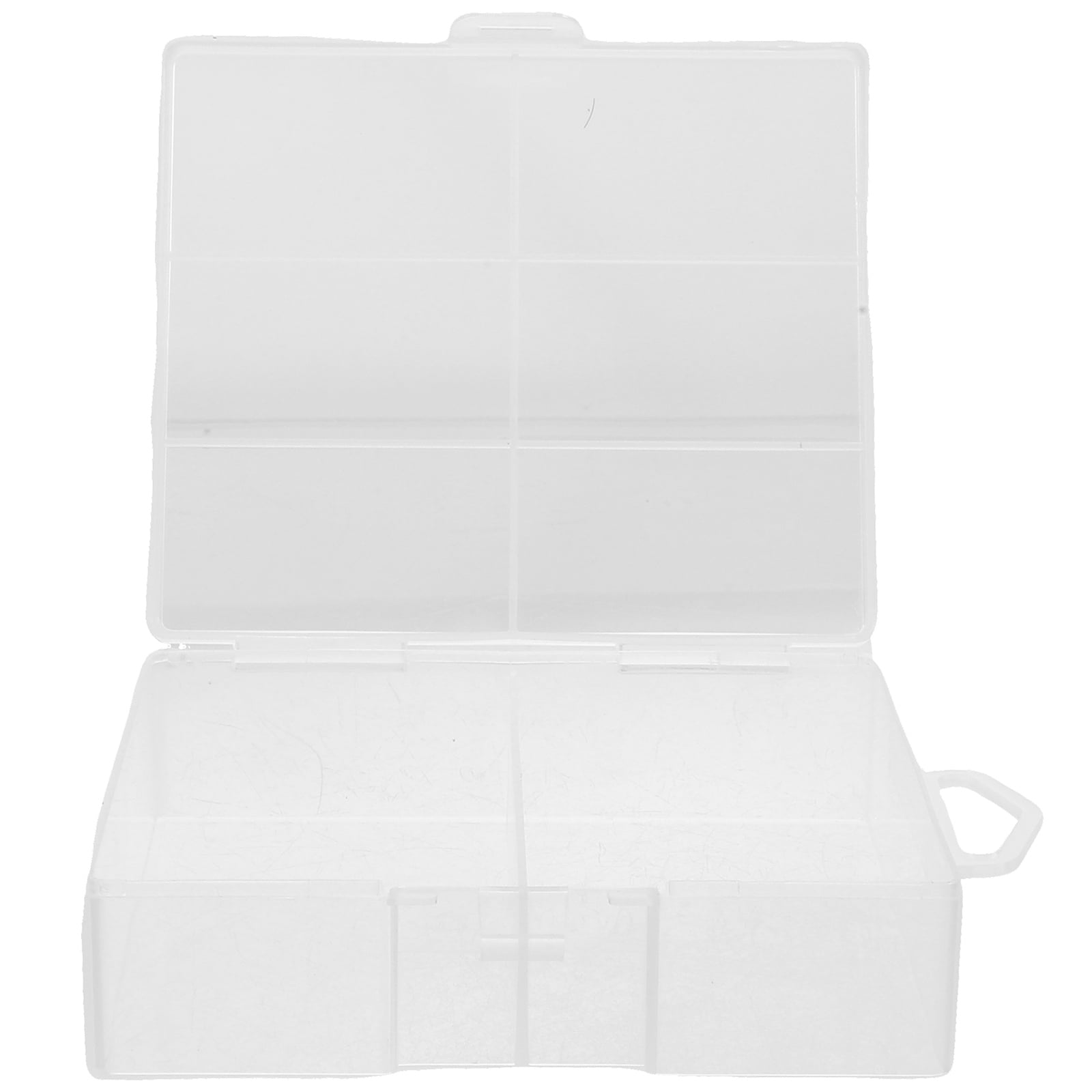Milisten 1Pack Clear Plastic Storage Box for Home Use Battery Organizer ...