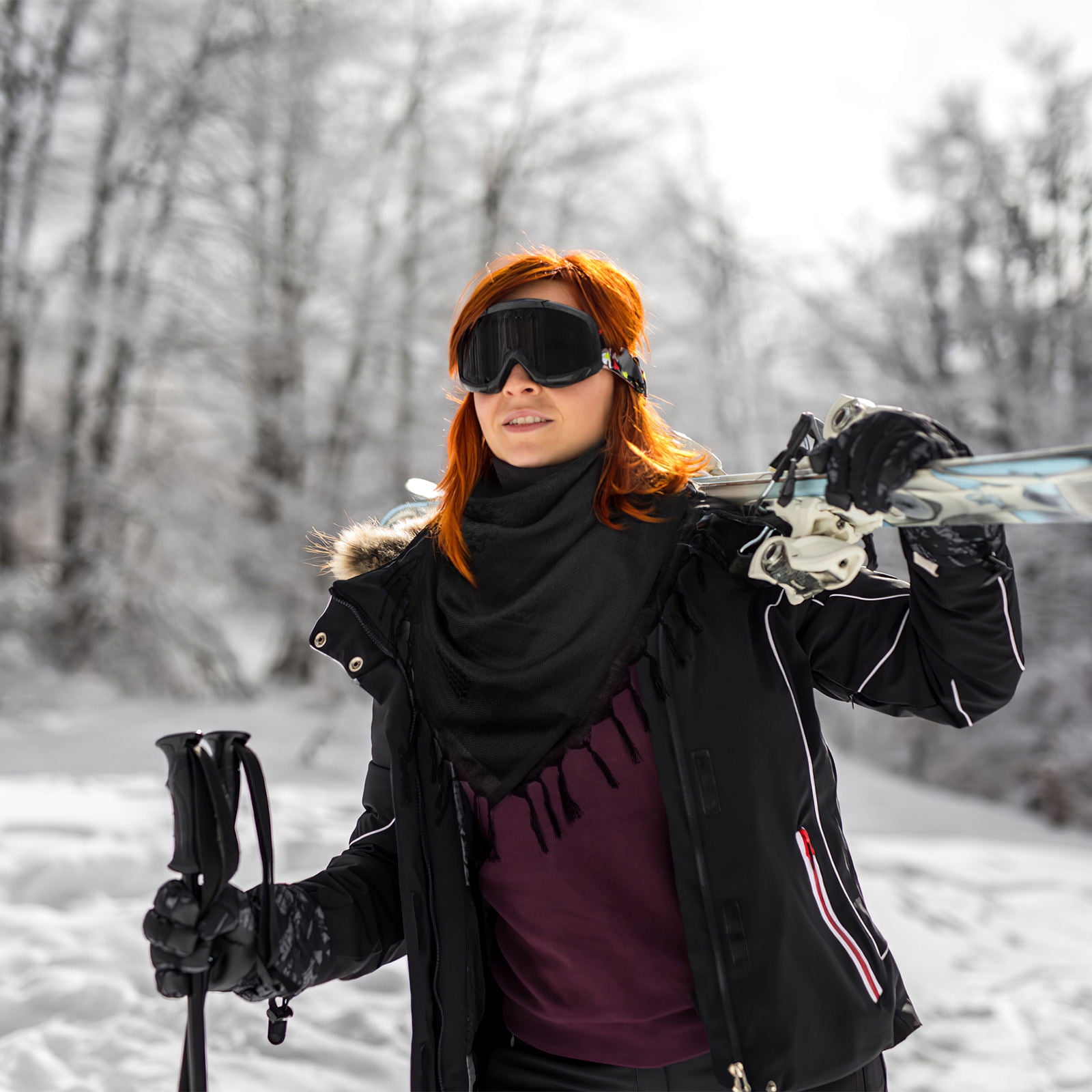 Milisten 1Pack Shemagh Scarf For Men With Sun Protection And Wind ...