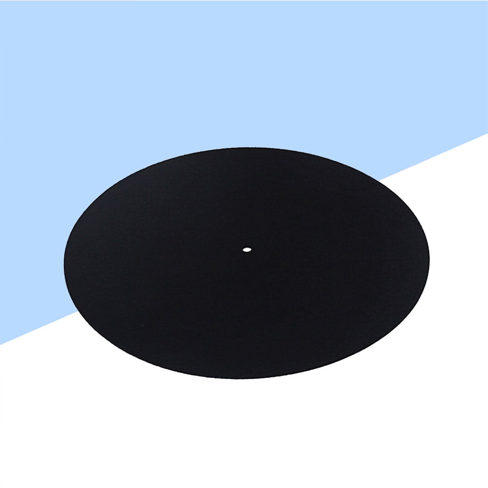 Milisten Record Mat Anti Static Turntable Mat Black Synthetic Material ...