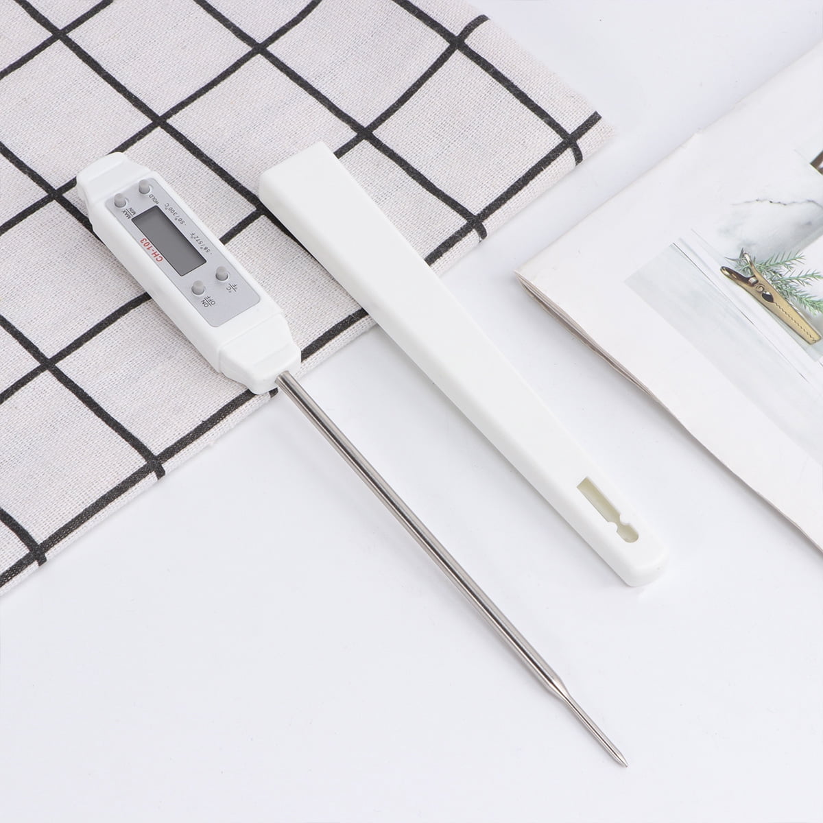Milisten 1Pc Probe Type Thermometer Rapid Measurement Thermometer for ...