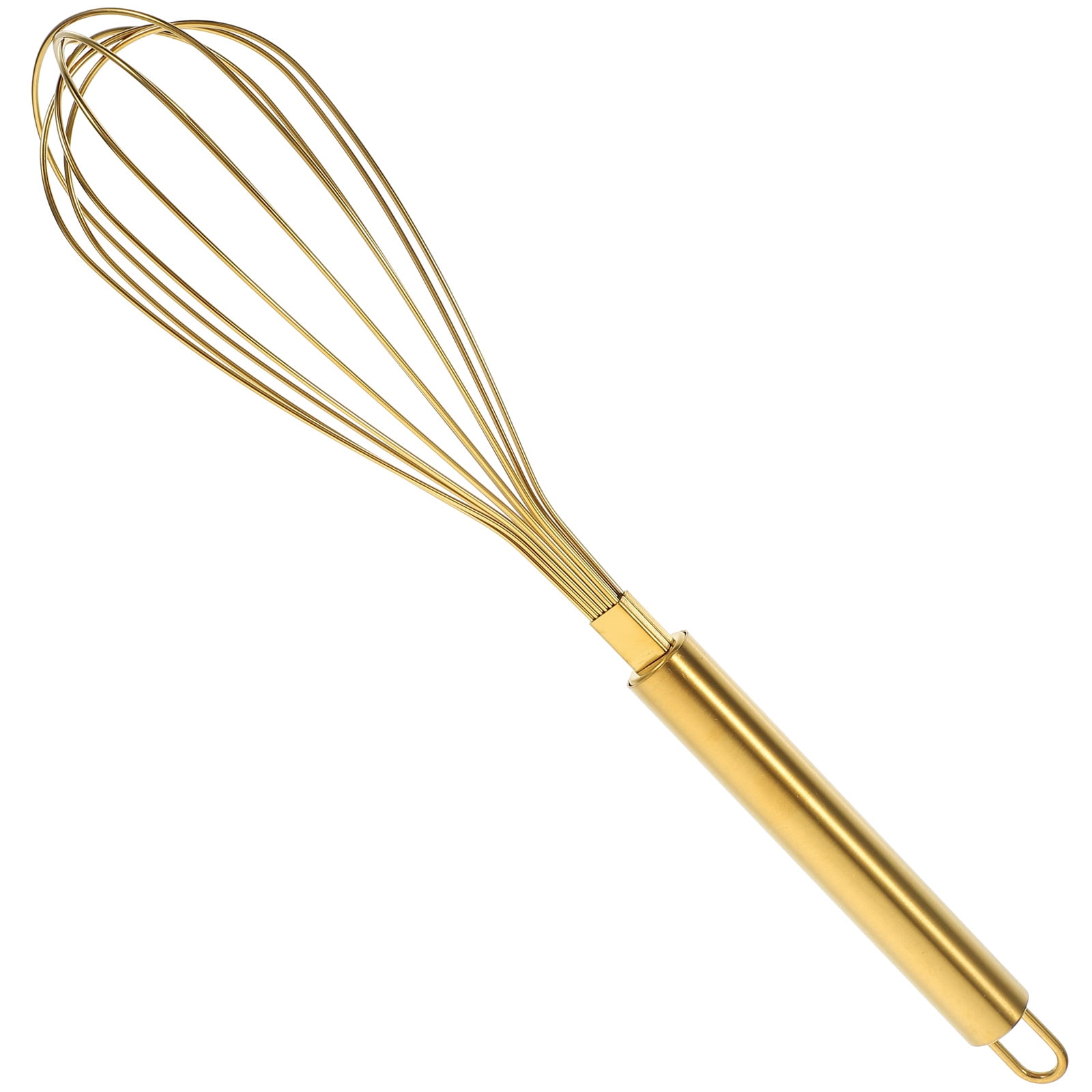 Milisten Stainless Steel Egg Whisk Kitchen Baking Tool Ergonomic Handle ...