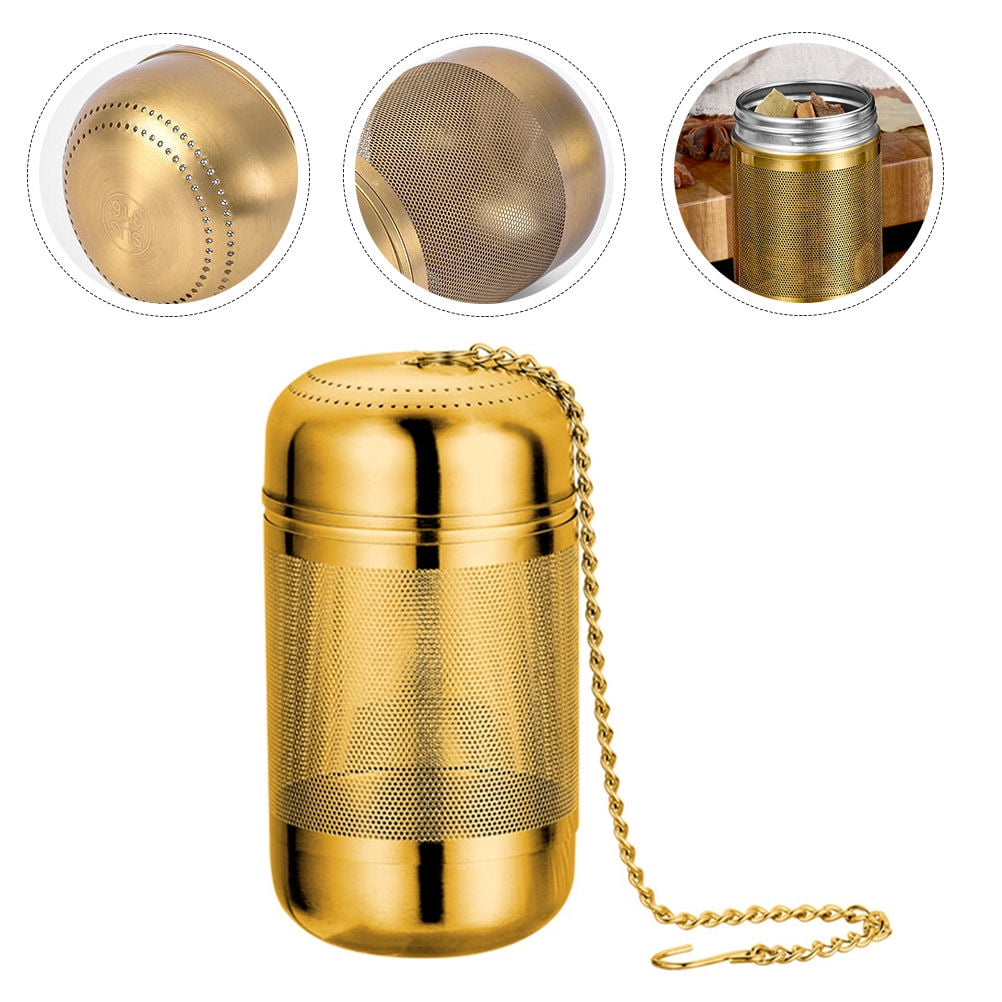 Milisten 1Pcs Small Tea Infuser Reusable Tea Infuser with Golden Color ...