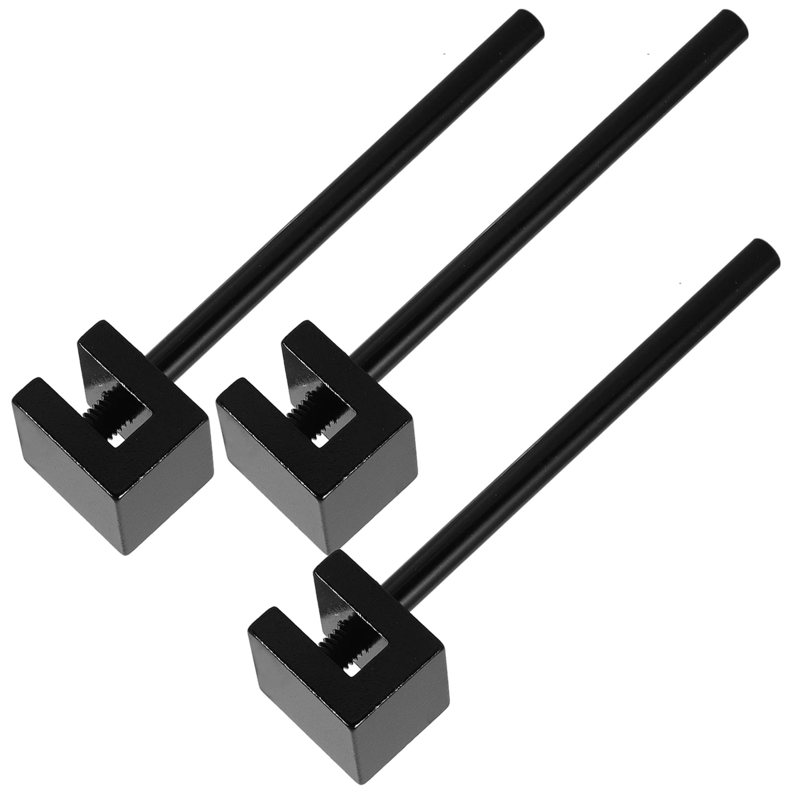 Milisten 1Set Black Portable Grill Pan Bracket for Campers and ...