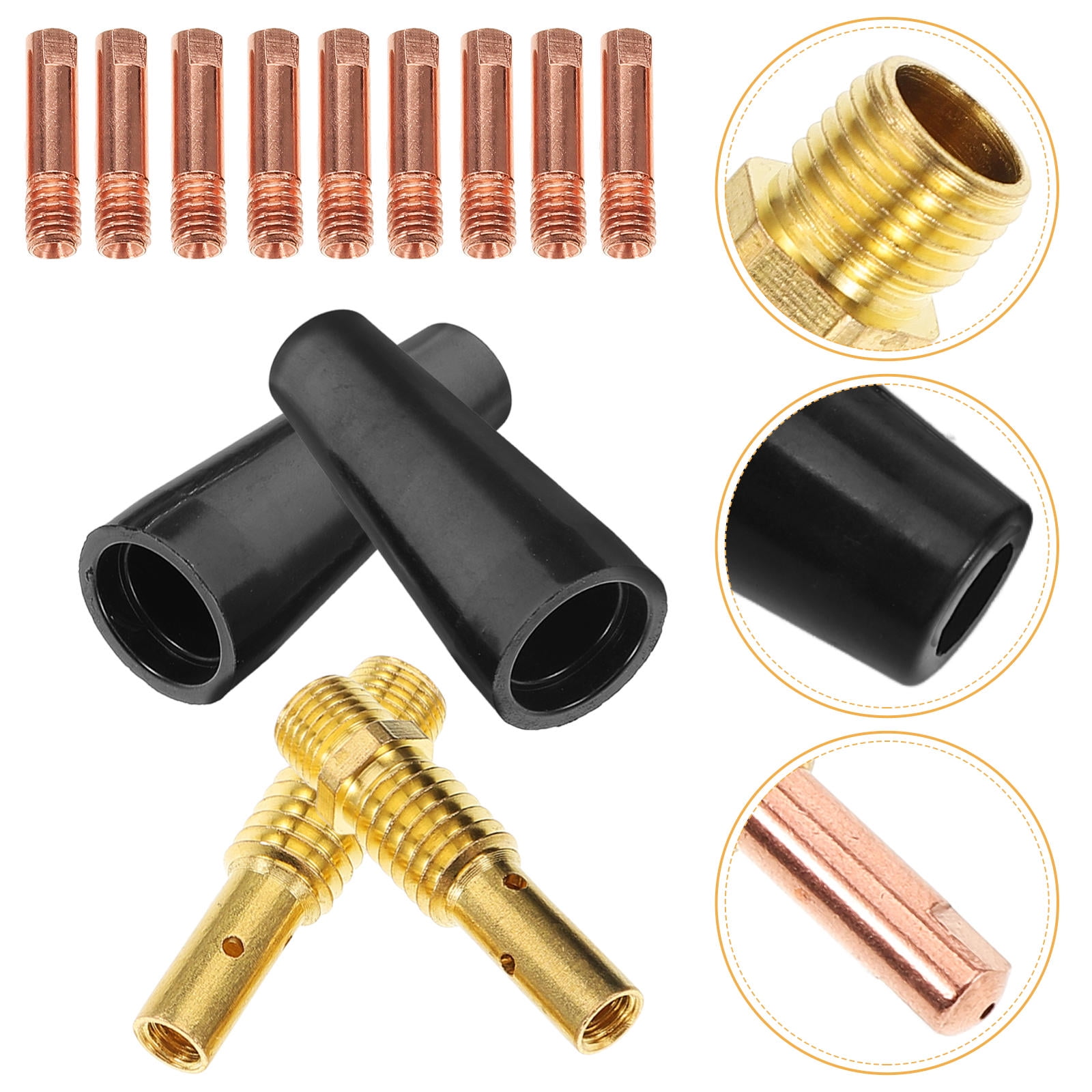 Milisten 1Set Conductive Tip and Rod Welding Tip Attachment for ...