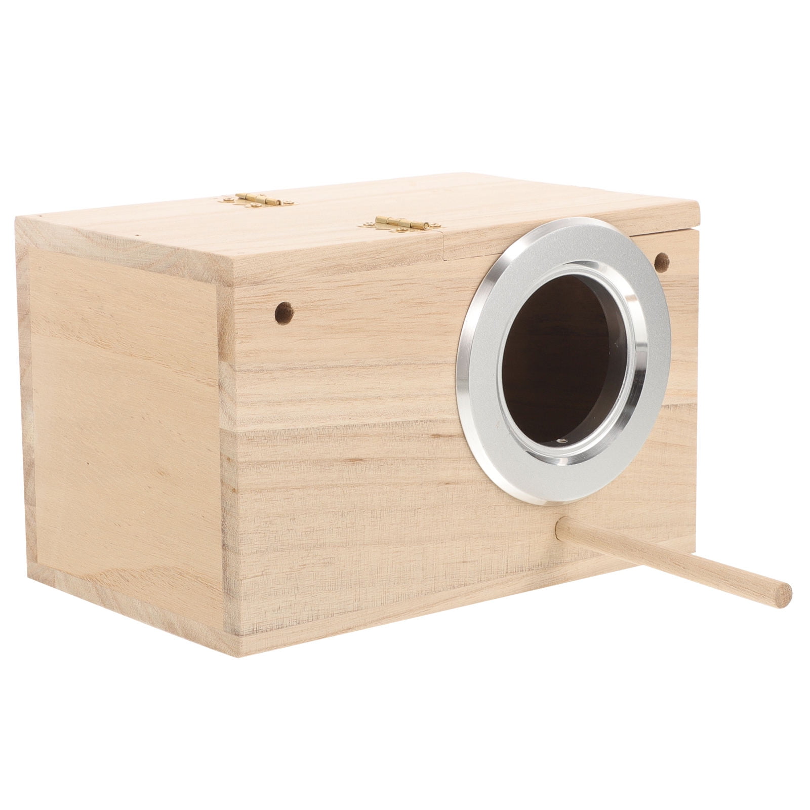 Milisten 1Set Parrot Breeding Box Wooden Material Light Yellow ...