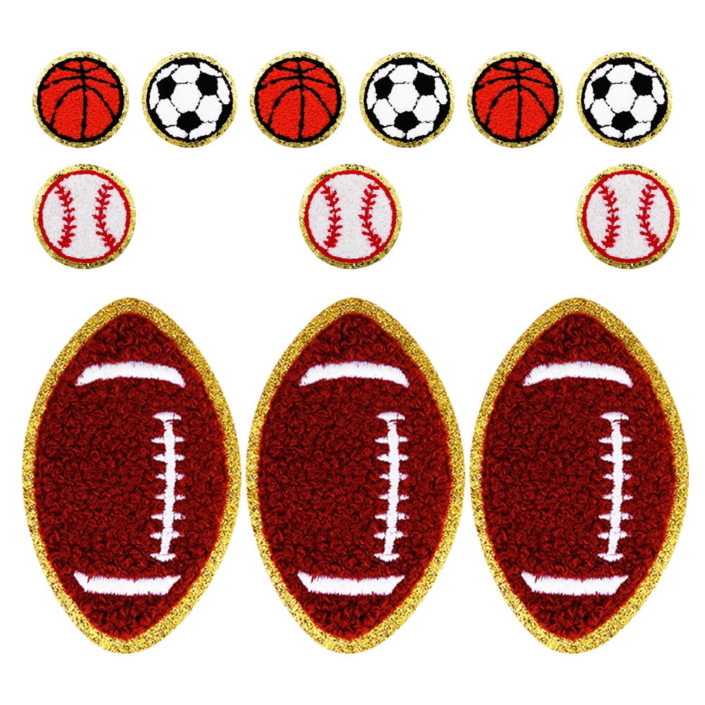 Milisten Iron on Assorted Color Basketball Patches for Creative Sports ...
