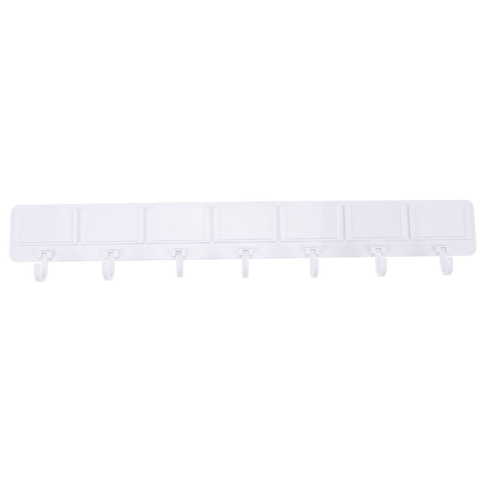 Milisten 1Set Wall Mount Hanger Rack Heavy Duty White ABS for Towels ...