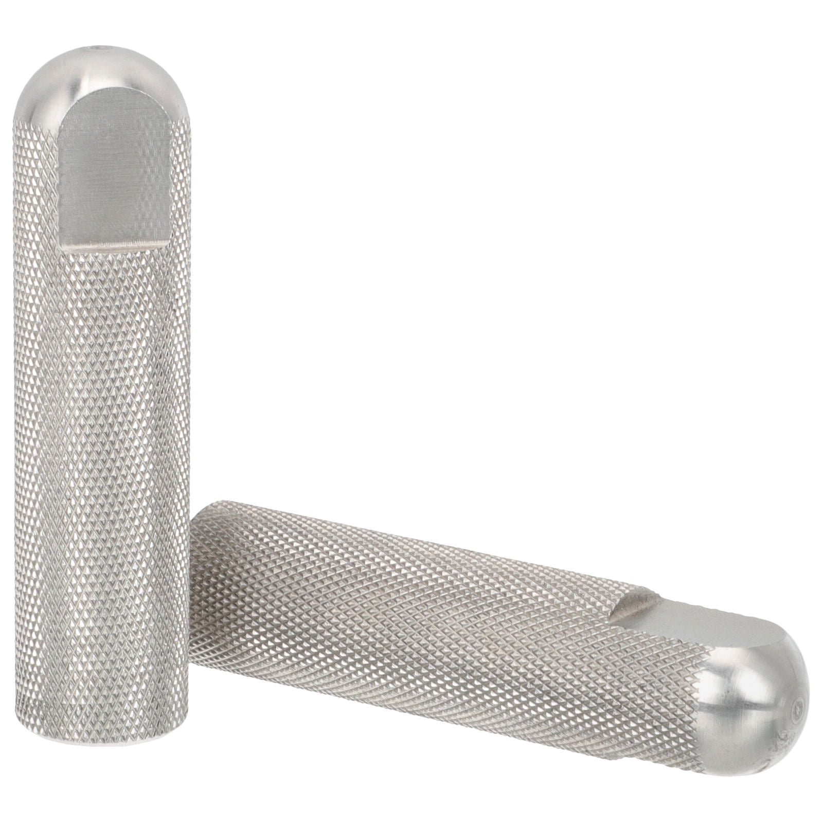 Milisten Professional Bike Pegs Silver 304 Stainless Steel 2Pcs ...