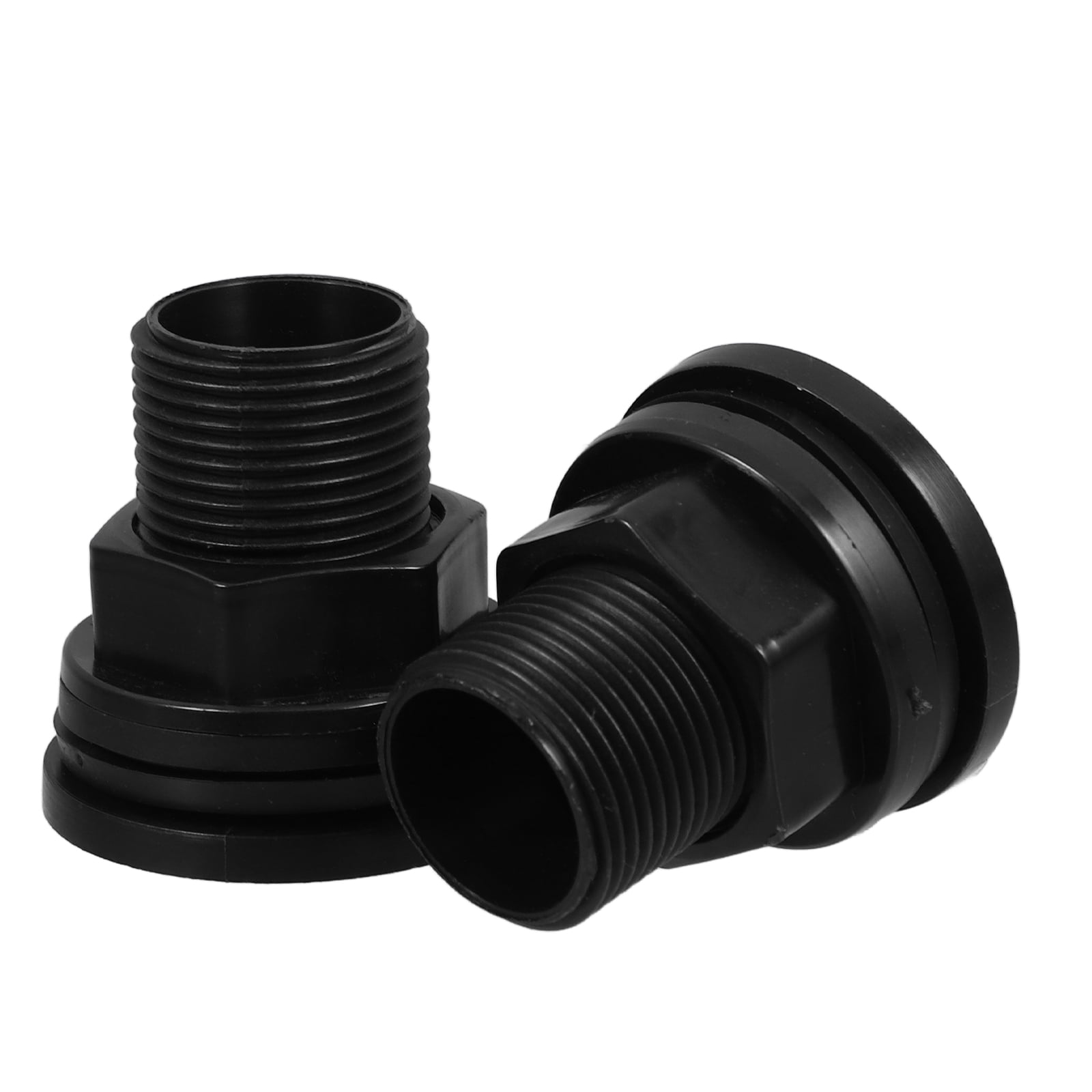 Milisten 2Pcs Water Pipe Connector Black PVC Seamless Integration ...