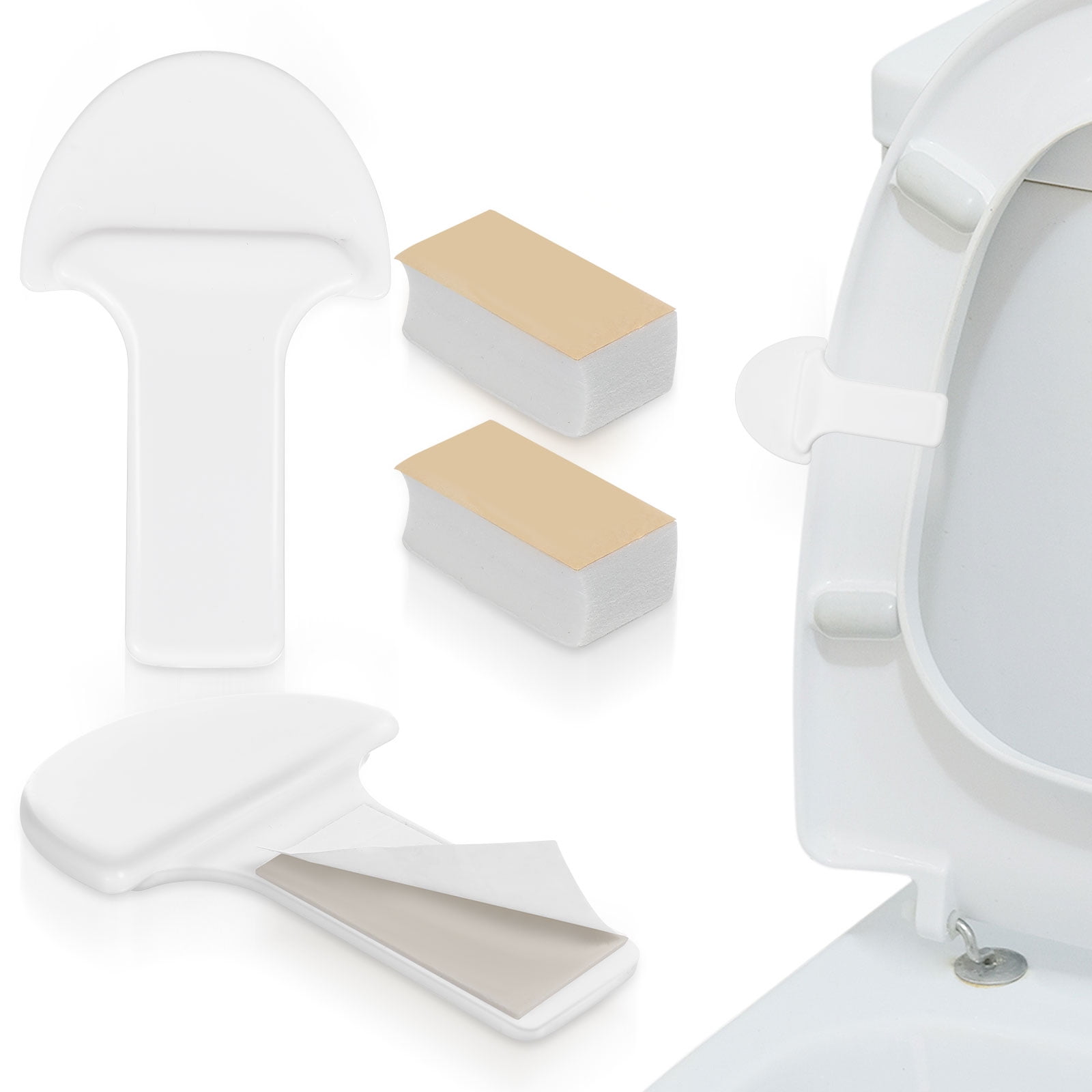 Milisten 2 Pcs Seat Lifter Handle Adhesive Lid Lifter For Healthier ...