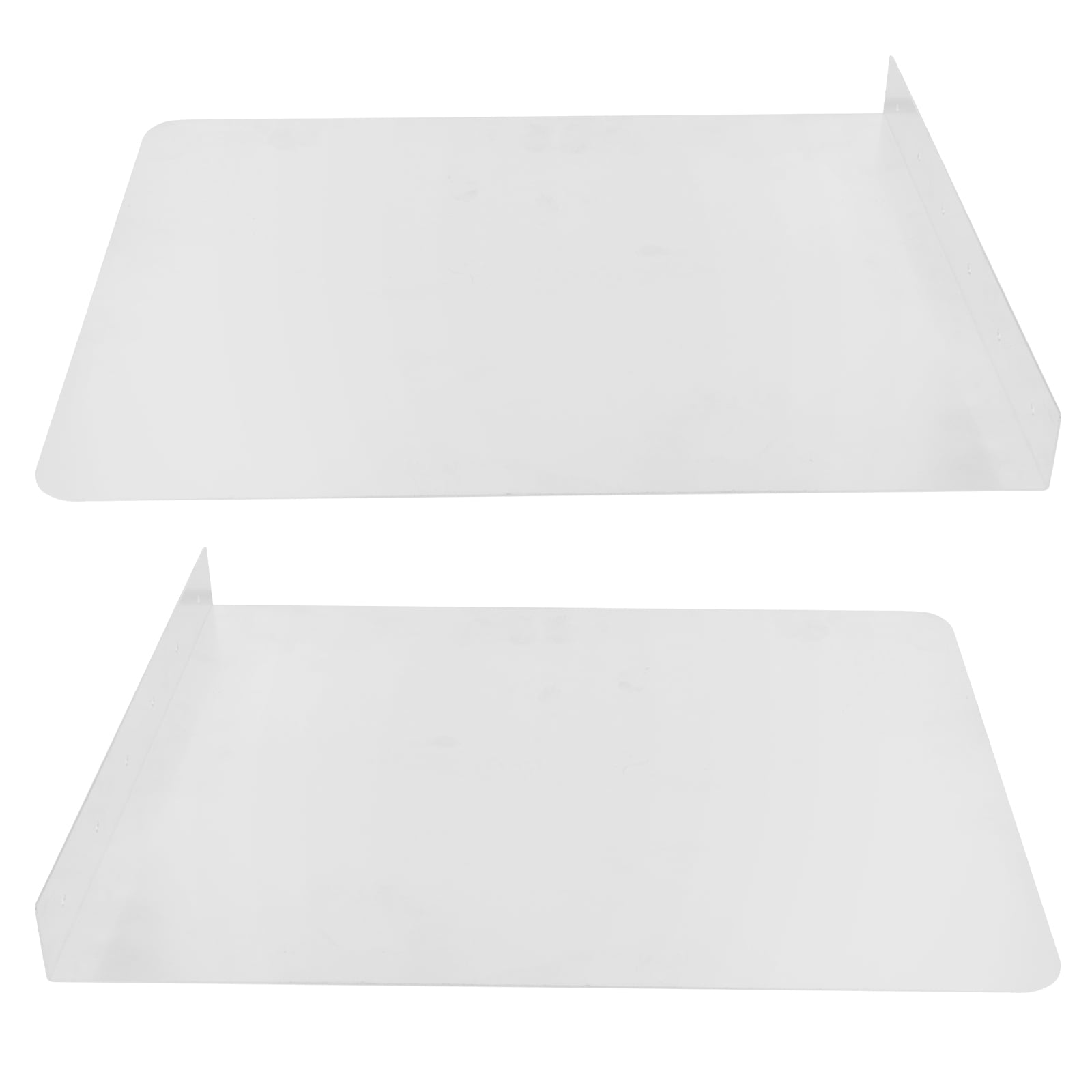 Milisten 2 Pcs Sink Side Splash Guard Wall Splatter Protector Silver ...