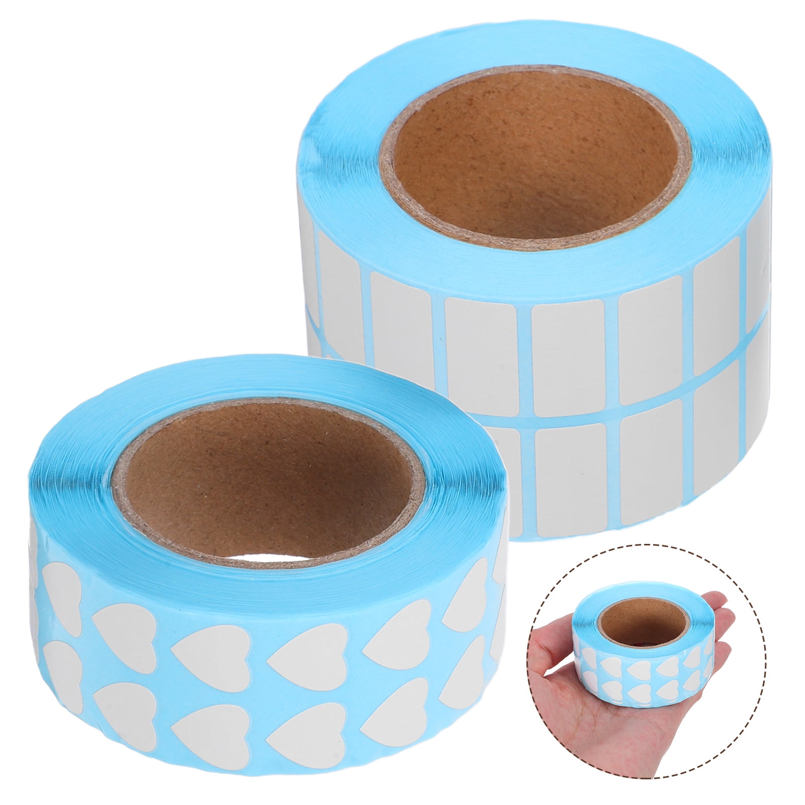 Milisten 2 Rolls Storage Labels Paint Blank Sticker White For Home ...