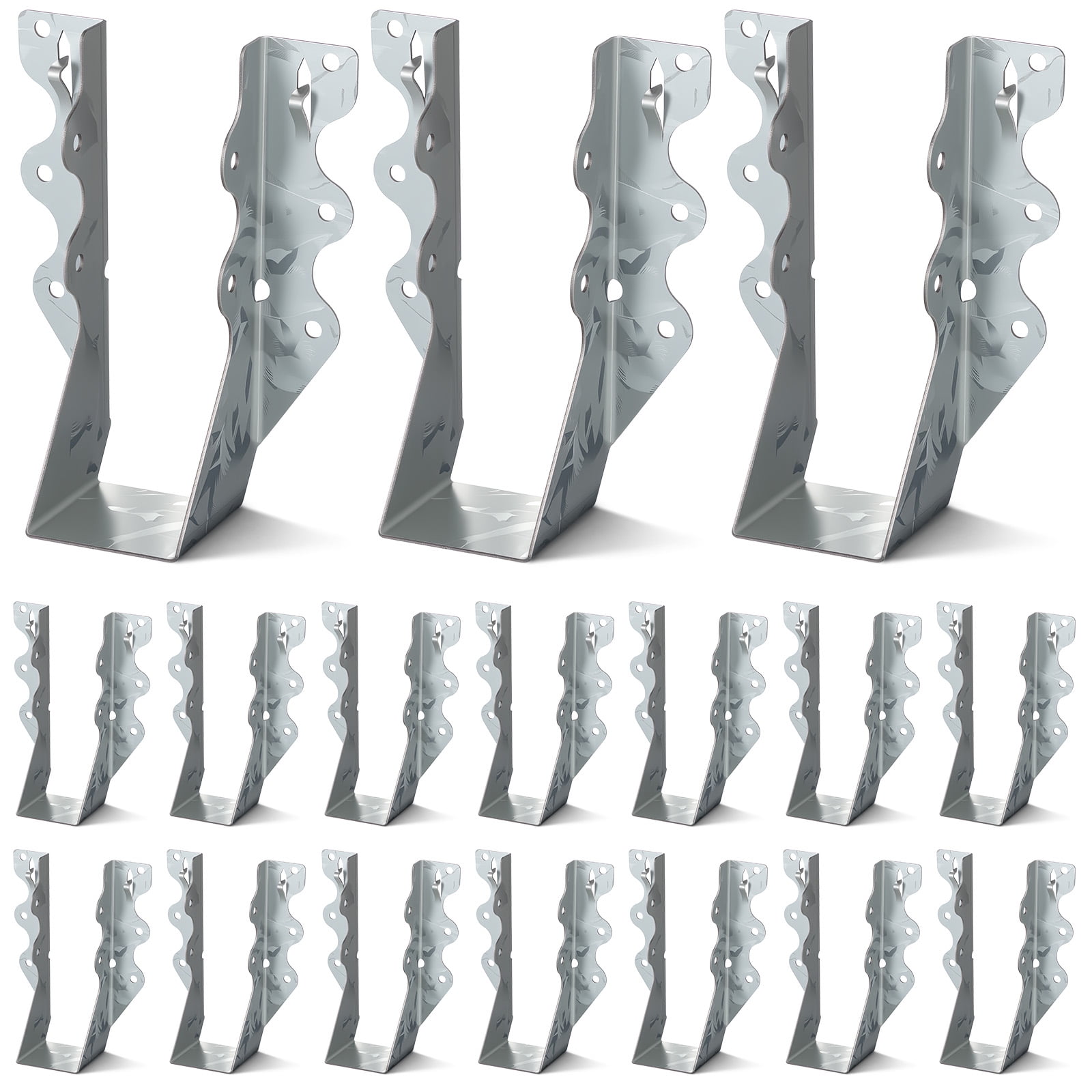 Milisten Metal Rafter Brackets Galvanized Steel for Shed and Fence ...