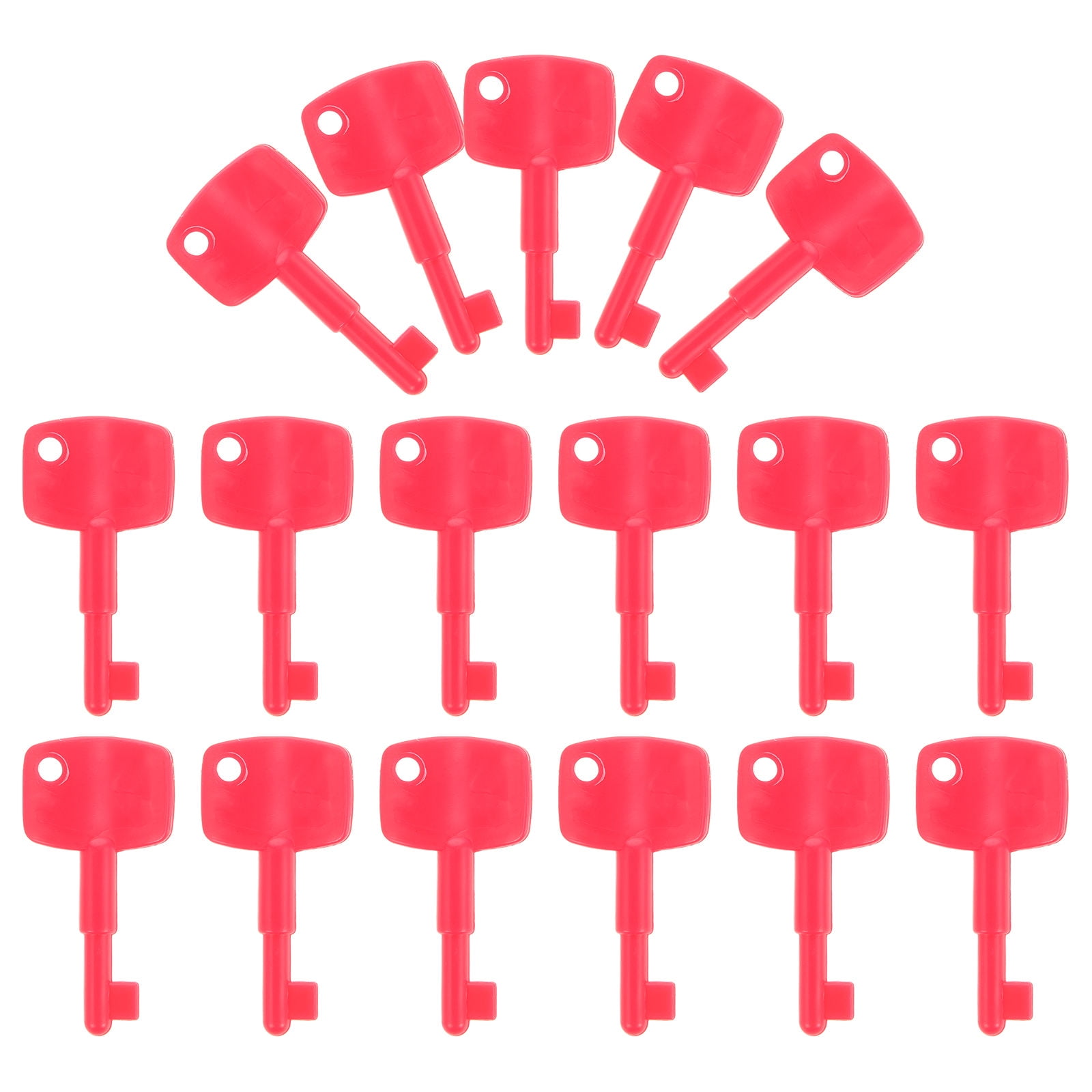 Milisten 20Pcs Red Plastic Alarm Button Reset Key for Emergency Buttons - Walmart.com