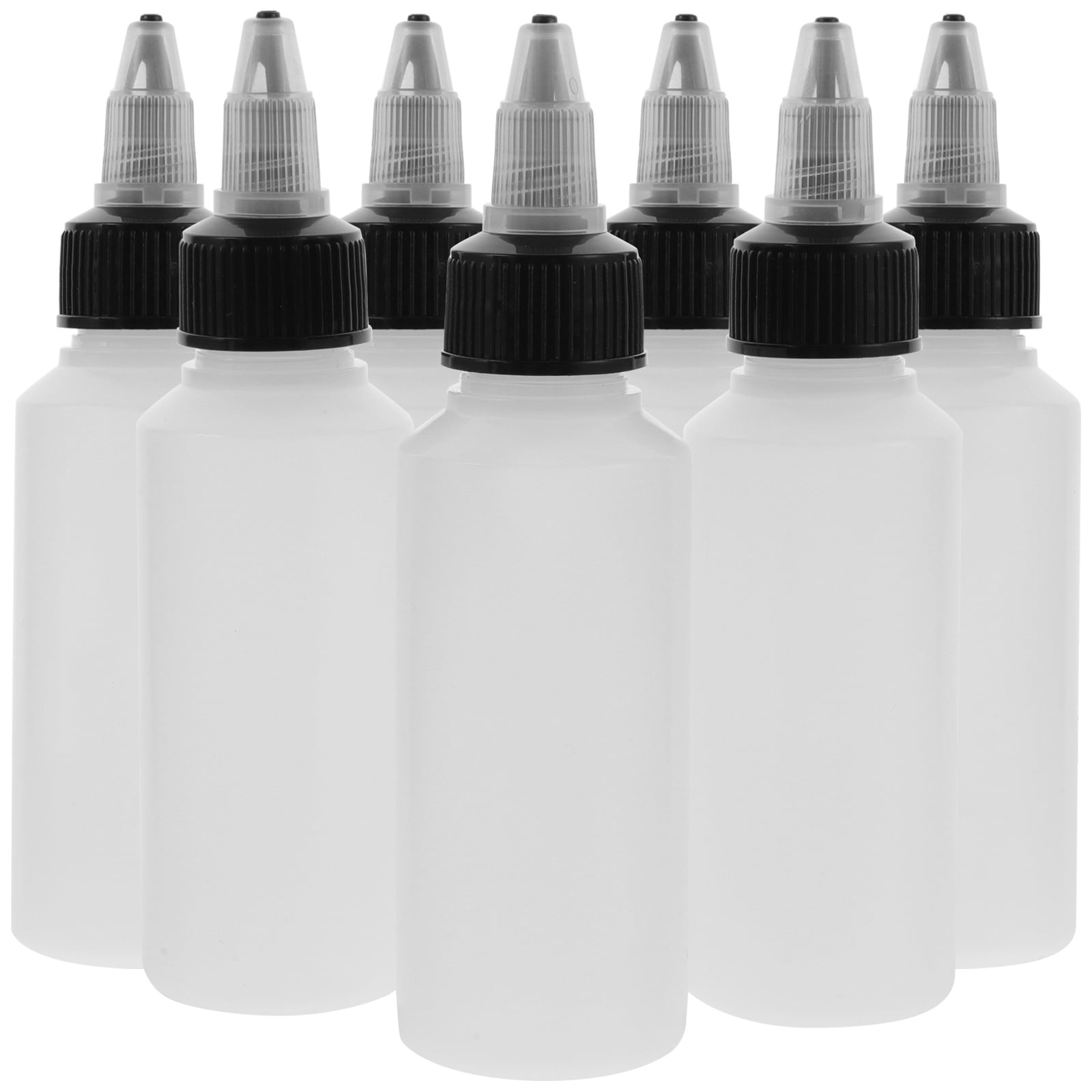 Milisten 20Pcs Refillable Squeeze Bottles Conical Shoulder Pet Material ...