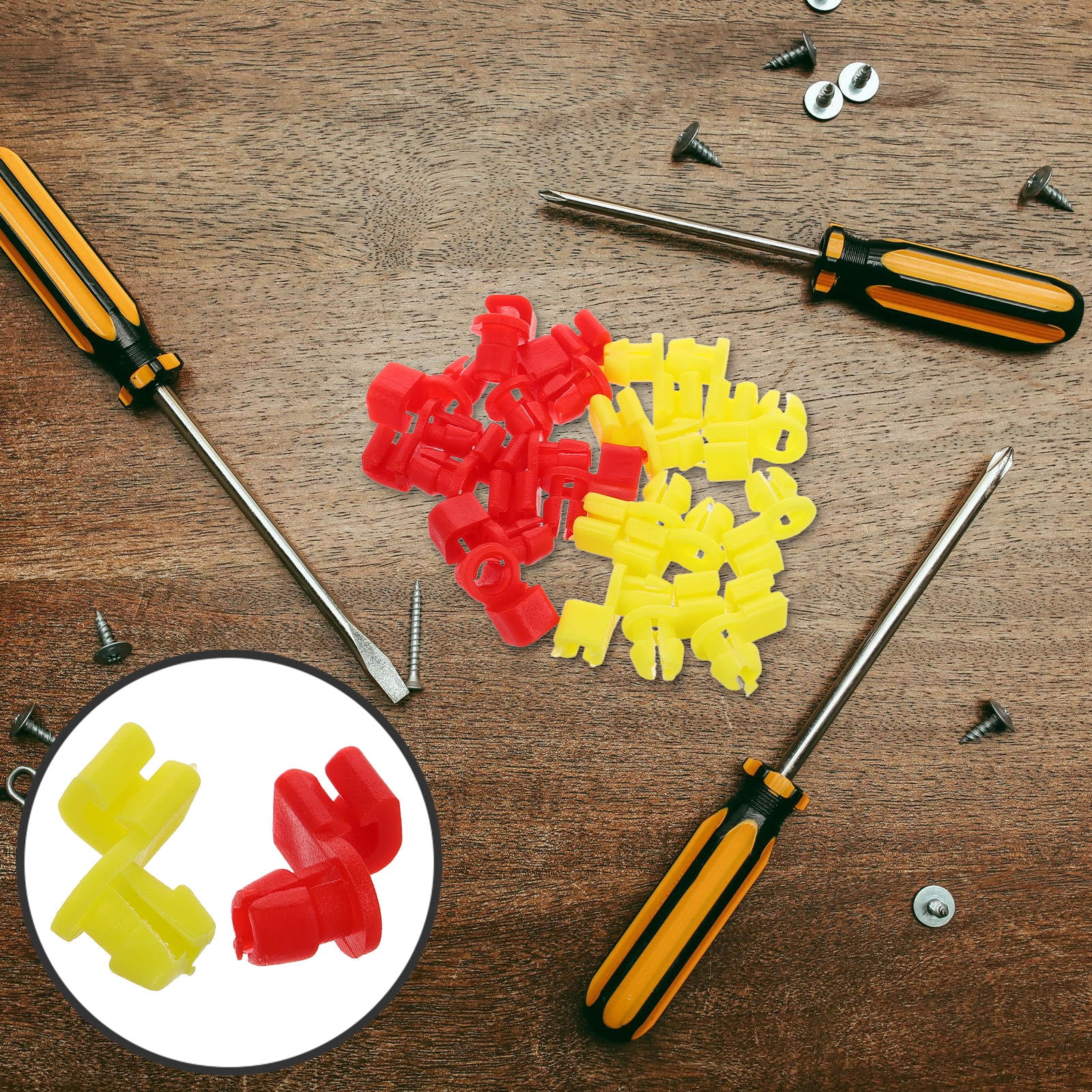 Milisten 20Pcs Tailgate Handle Rod Clips For Car Owners Durable Design ...