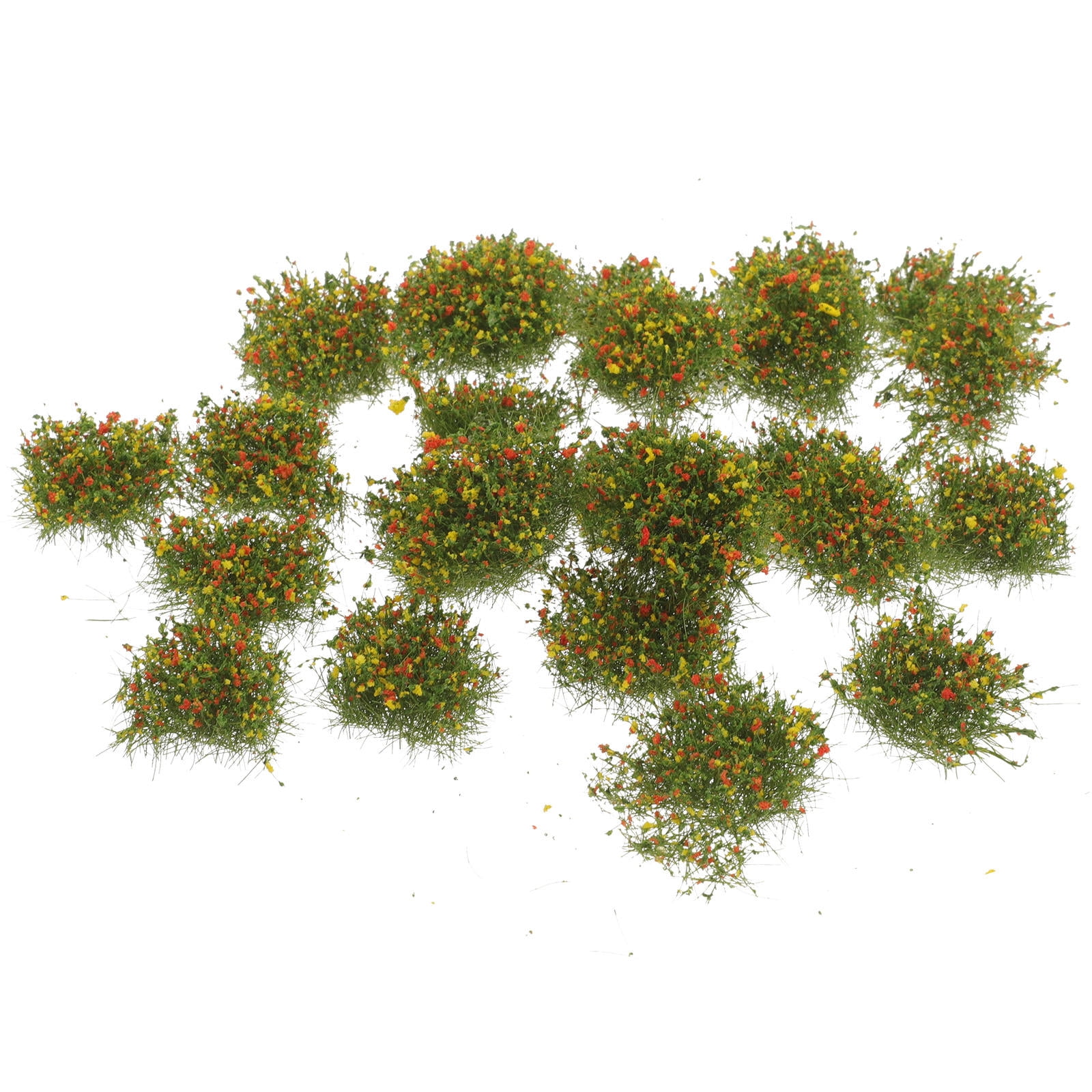 Milisten 25 Pcs Cluster Landscape Flower Model Micro Scene 3.00X2.00X1 ...