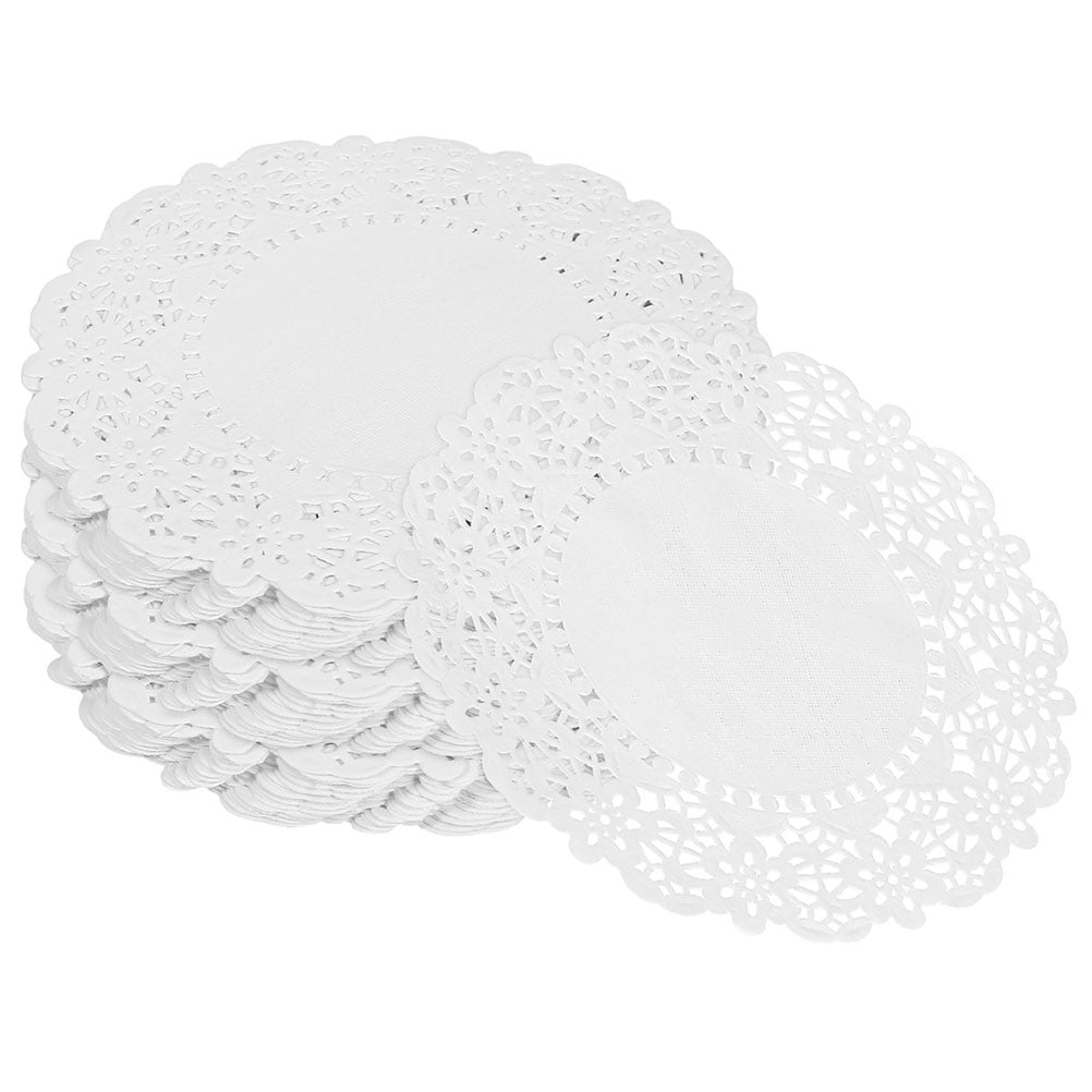 Milisten 280 Sheets Small Doilies Paper Lace Doilies Round For Food ...