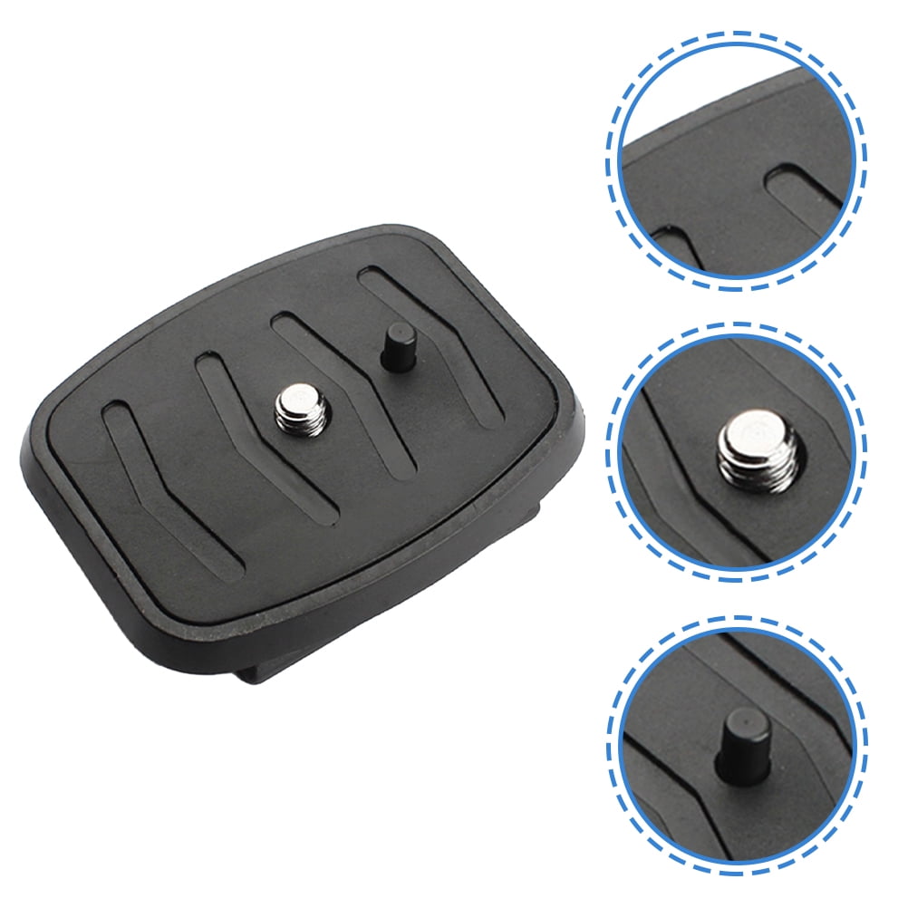 Milisten 2Pcs Black Plastic Rectangular Tripod Quick Release Plates for ...