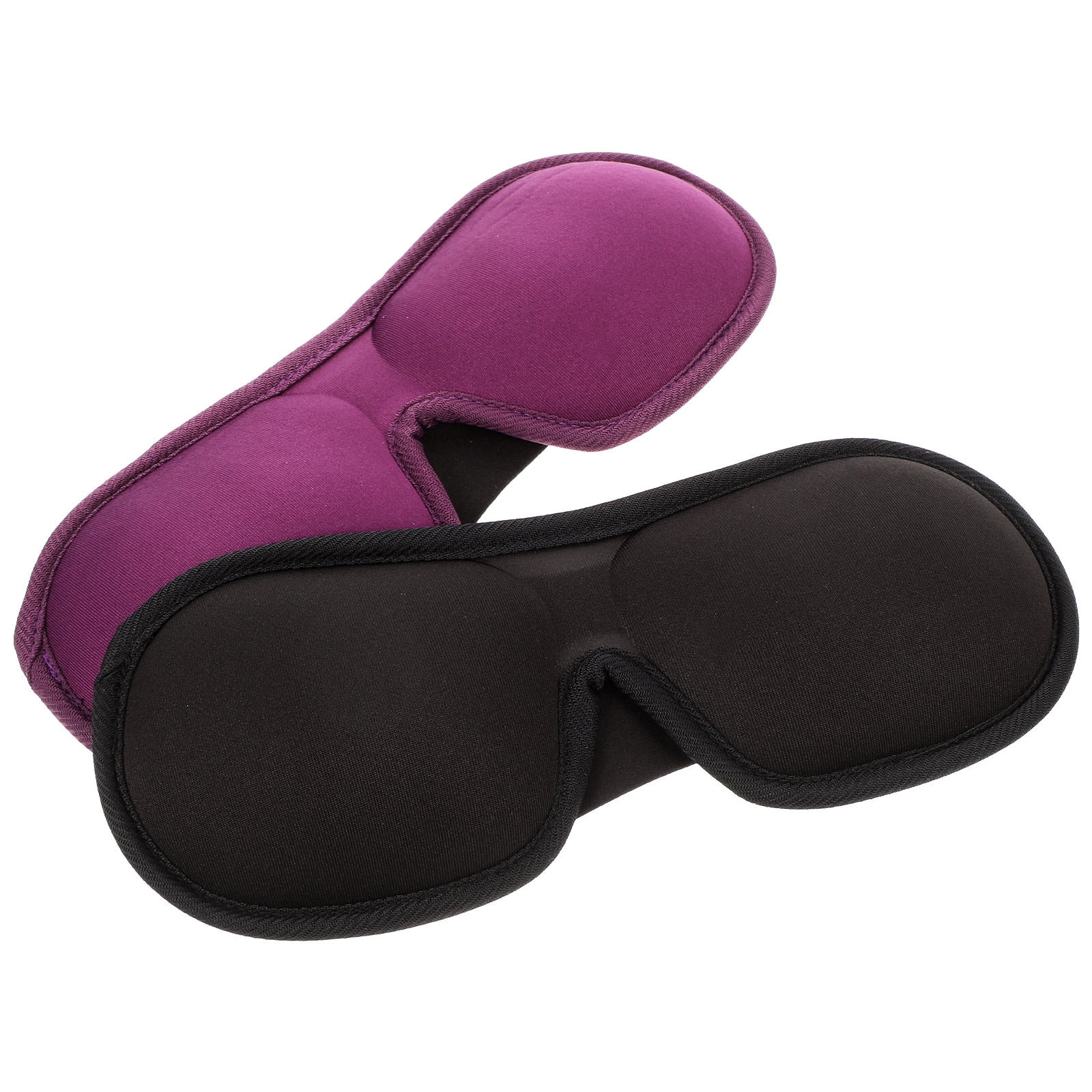 Milisten Sleeping Eye Mask Polyester Eye Cover For Sleep 2Pcs 8.7x3.3in ...