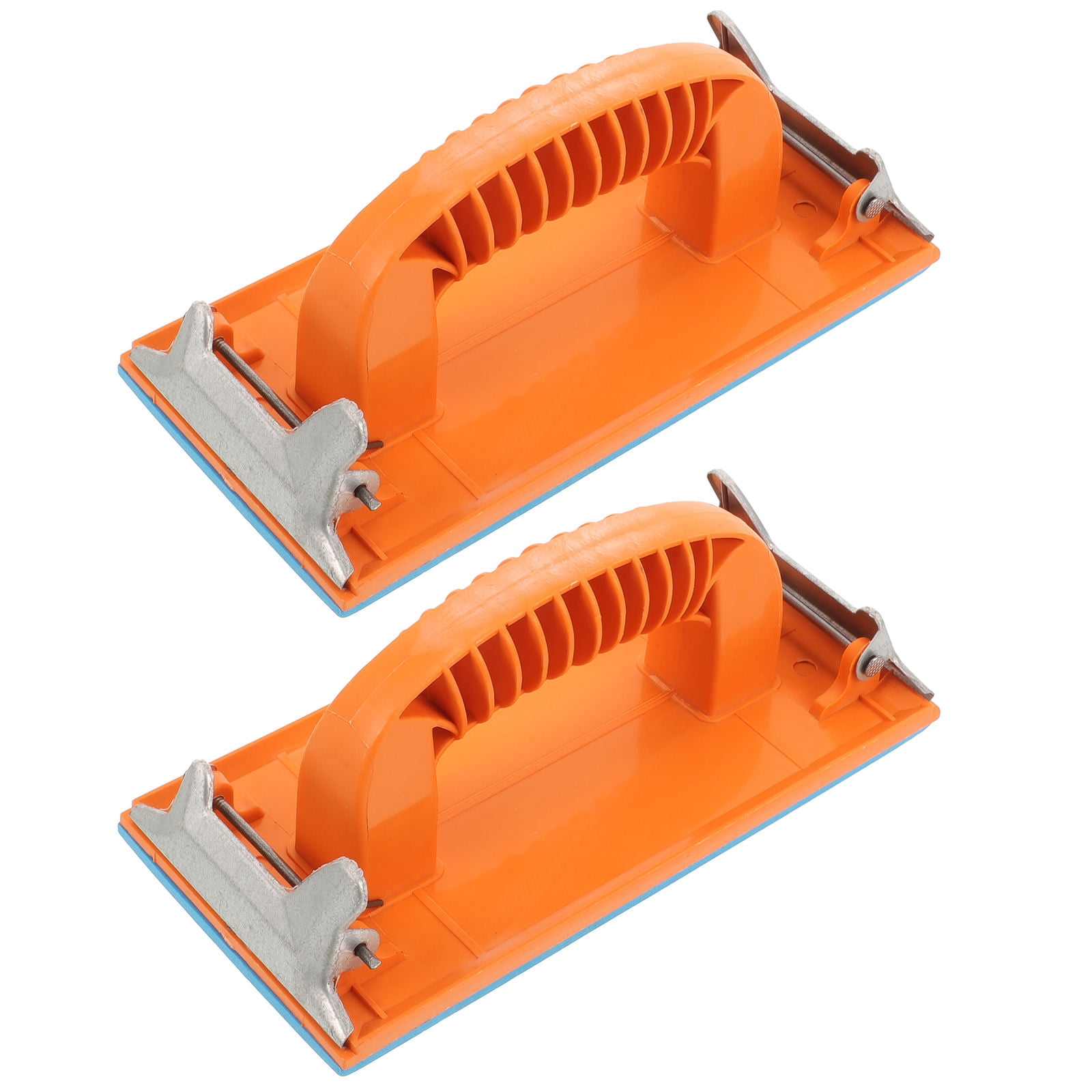 Milisten 2Pcs Iron Sandpaper Blocks for Wood Sanding Hand Sander 11.8x3 ...