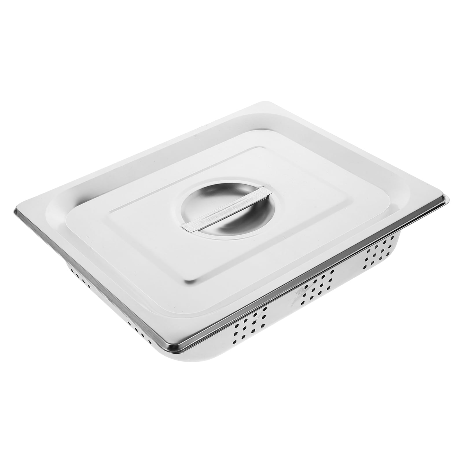 Milisten Buffet Drain Dishes Holder Stainless Steel Drain Tray Silver ...