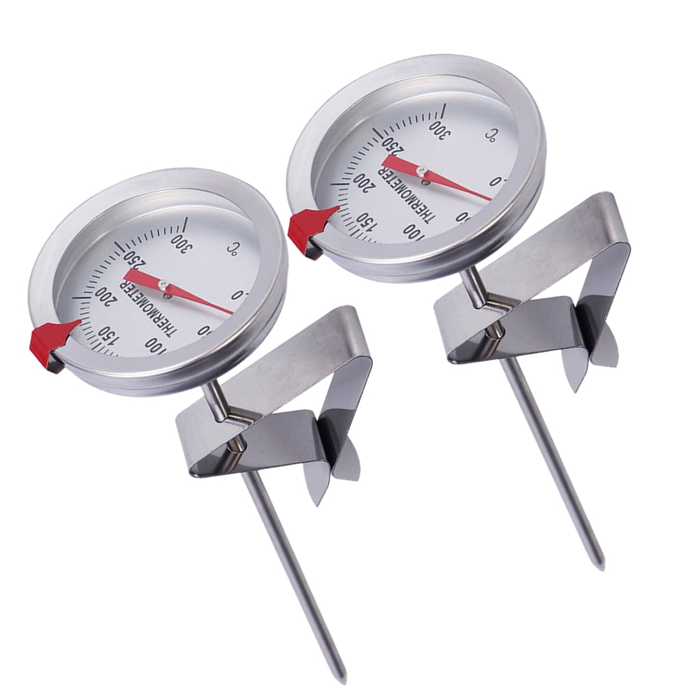 Milisten 2Pcs Stainless Steel Thermometer for Food Milk Frothing and ...