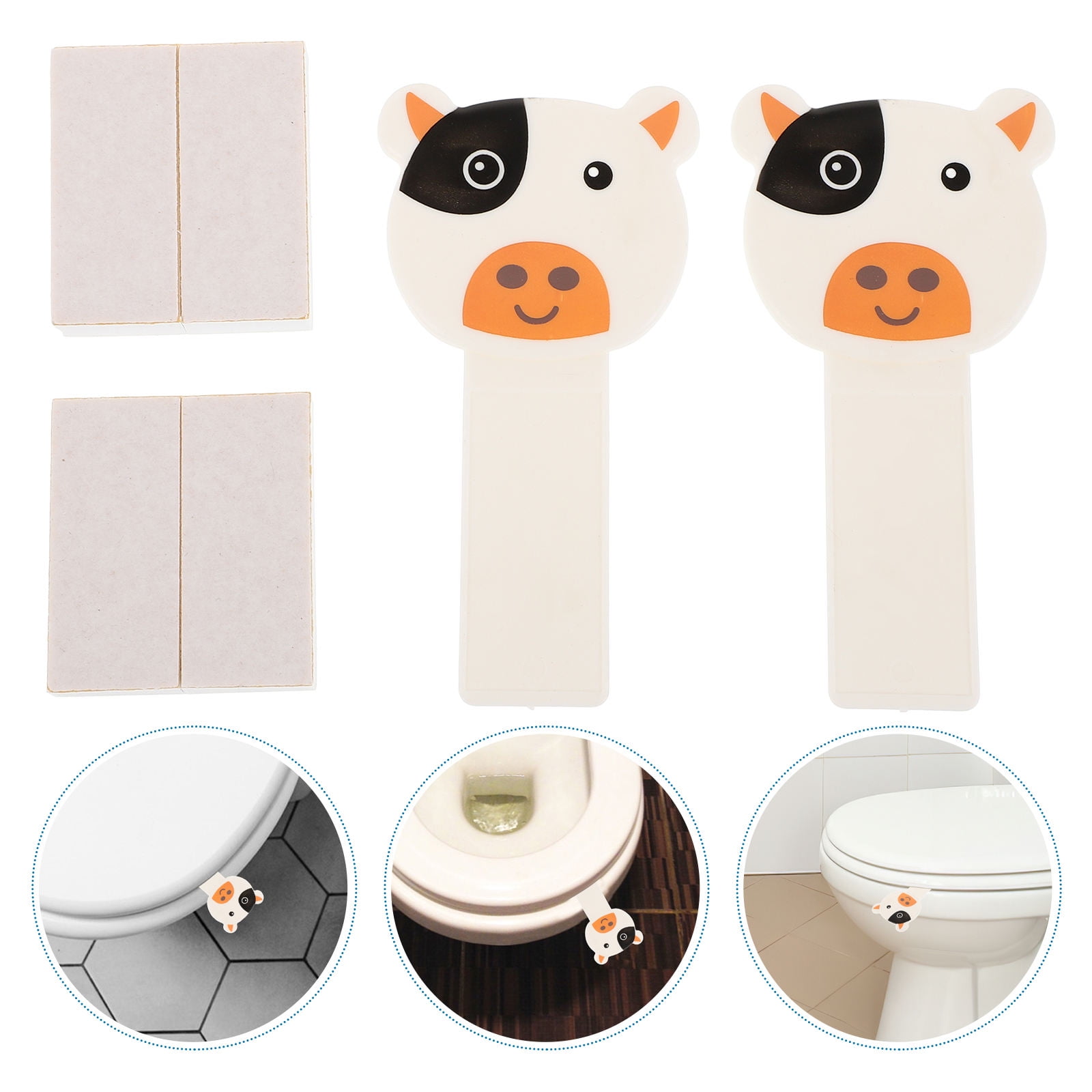 Milisten 2Pcs Thickened Toilet Lid Lifter Buckle Toilet Seat Lids for ...