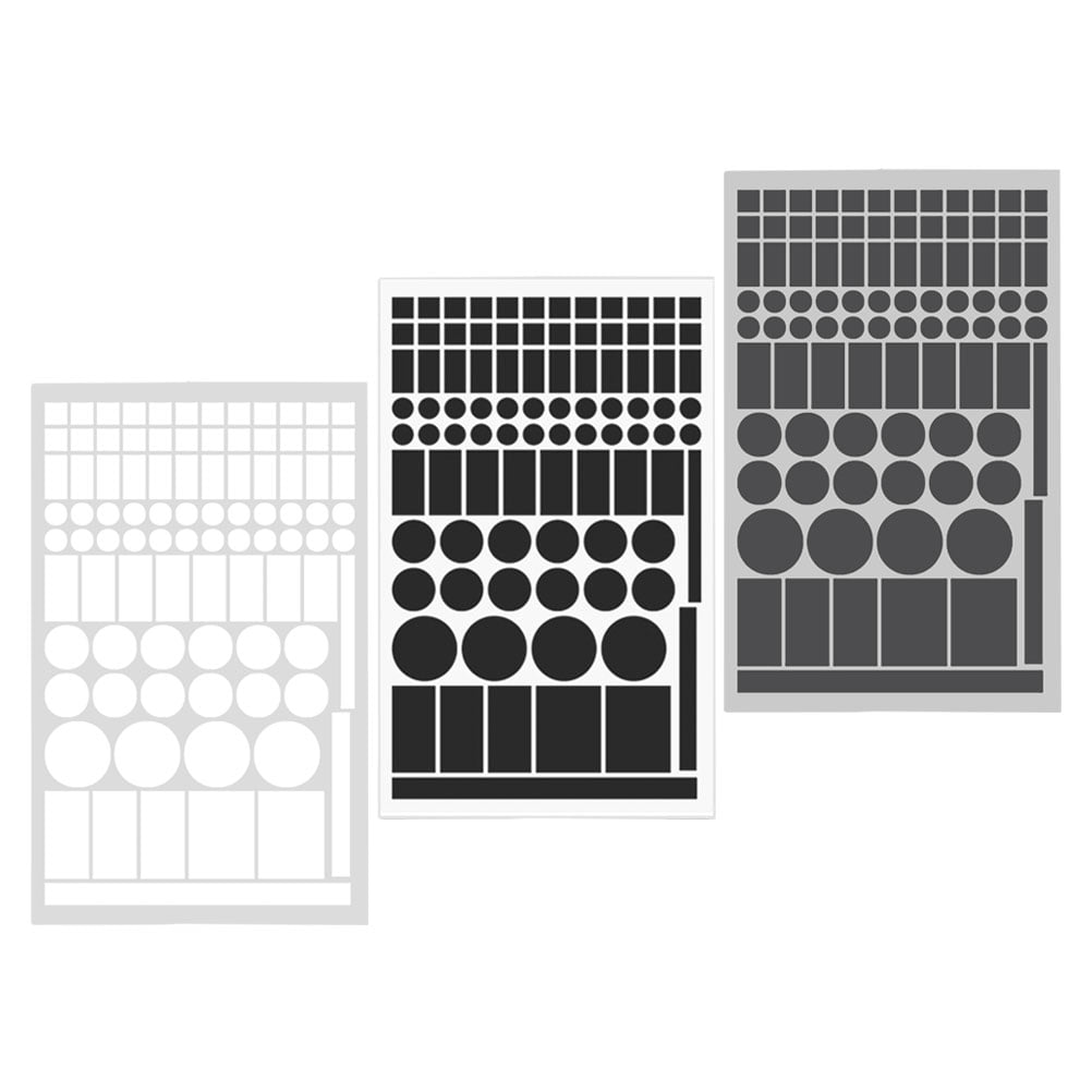Milisten 3 Sheets Blackout Sticker Light Blocking Stickers Tint Window ...