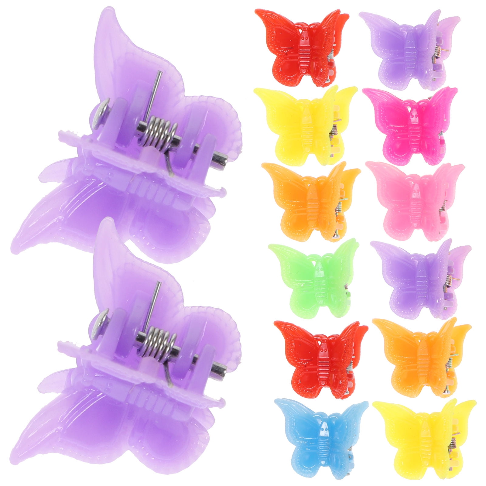 Milisten 300Pieces Mini Jaw Clips for Hair Girls Claw Clips Plastic ...
