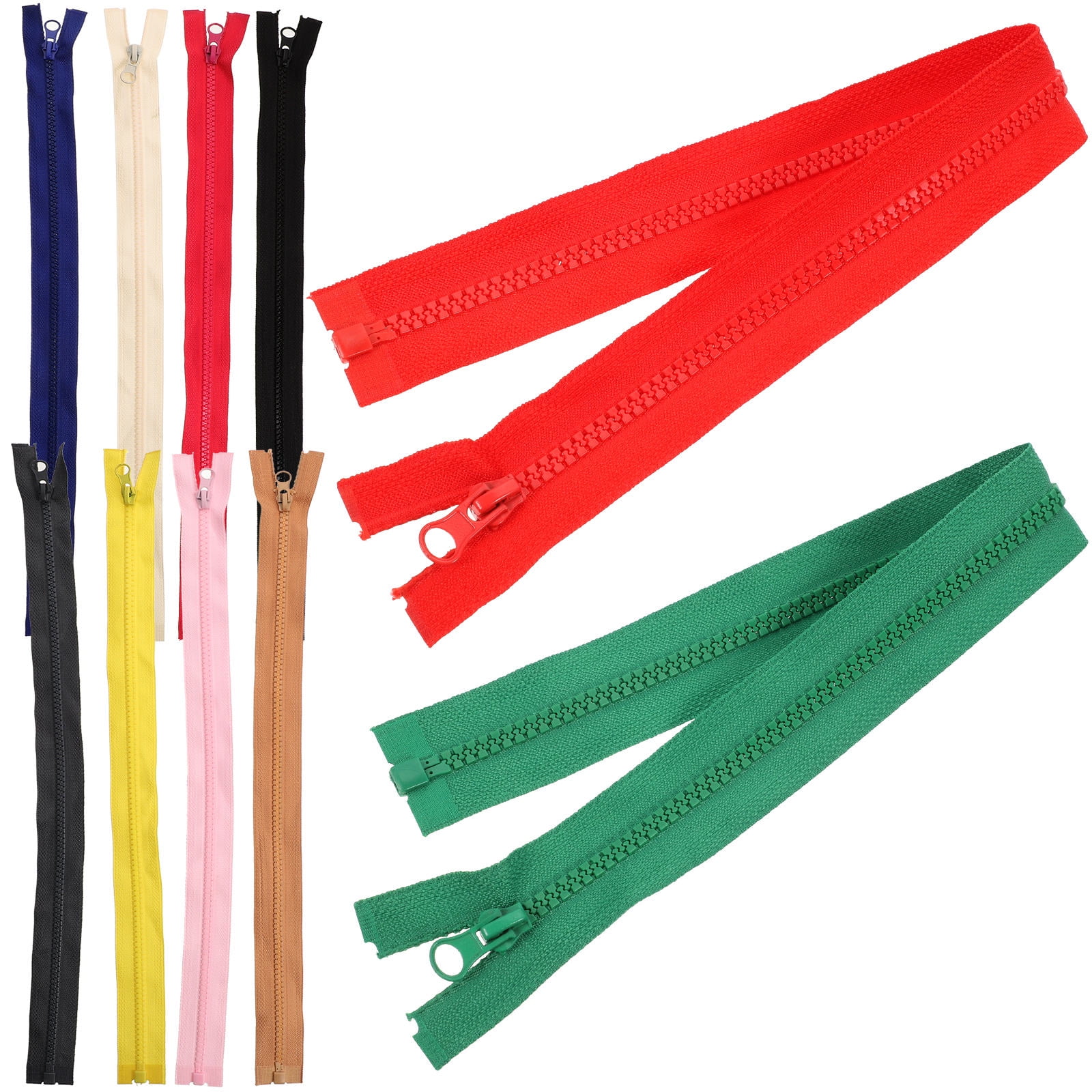 Milisten Sewing Zippers Repair Nylon Close End Zippers Polyester 30Set ...