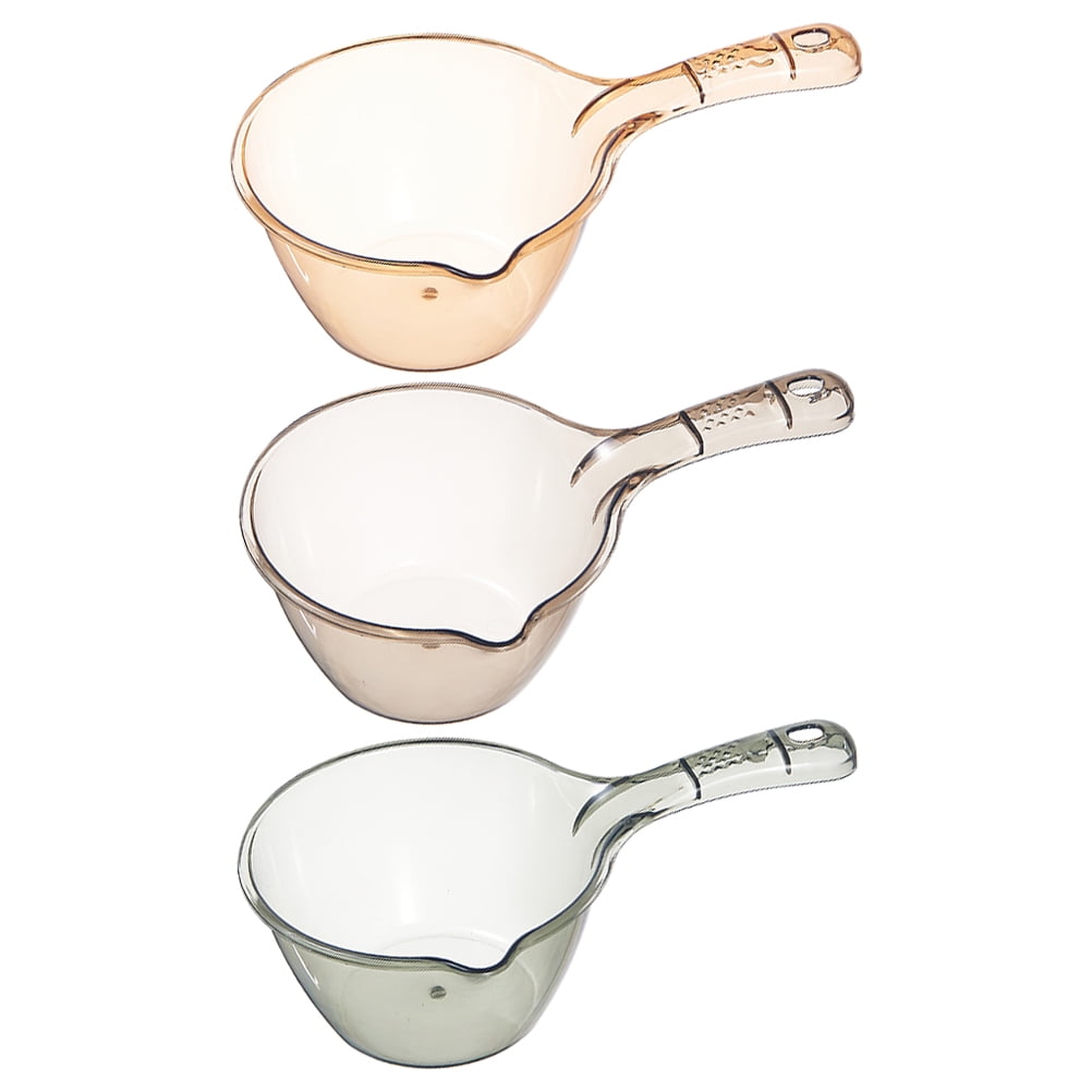 Milisten 3Pcs Bathroom Ladle Amber Ergonomic Design For Use - Walmart.com