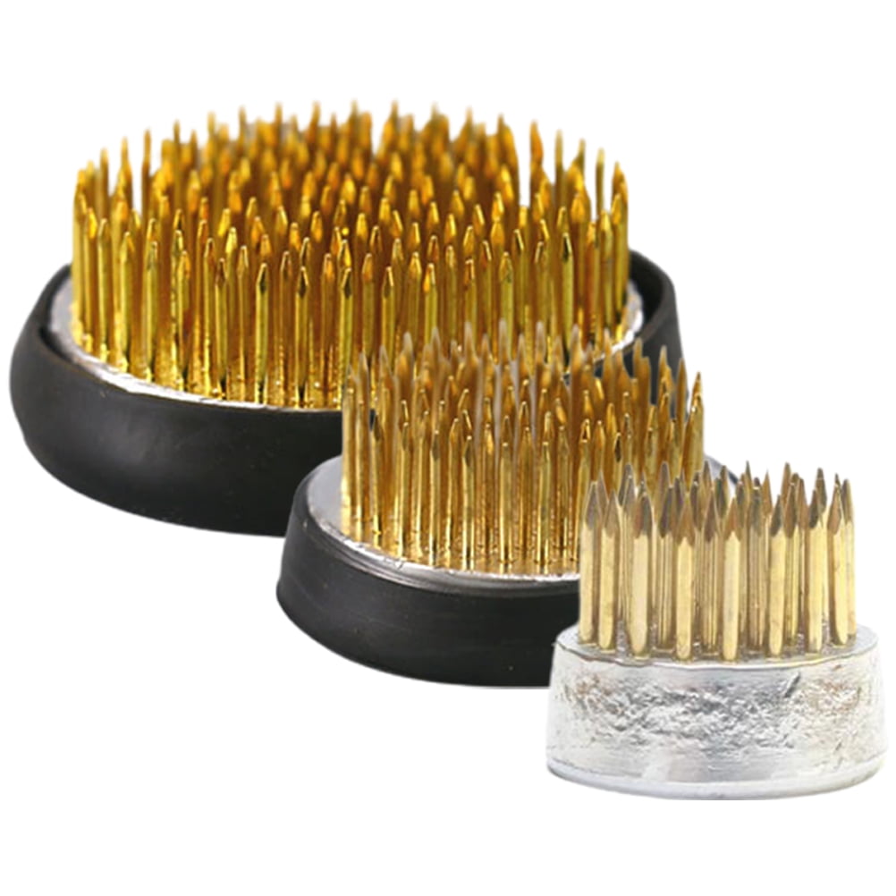 Milisten 3Pcs Copper Flower Arrangement Pin Holder for Flower Arranging ...