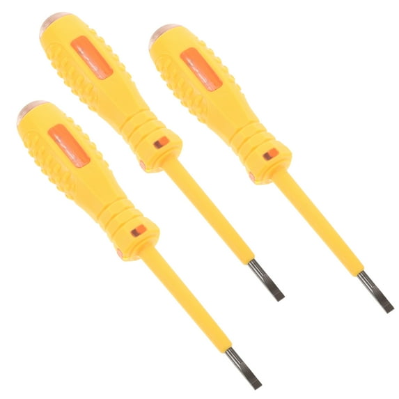 Milisten 3Pcs Portable Voltage Tester Screwdriver for Electrical Work ...