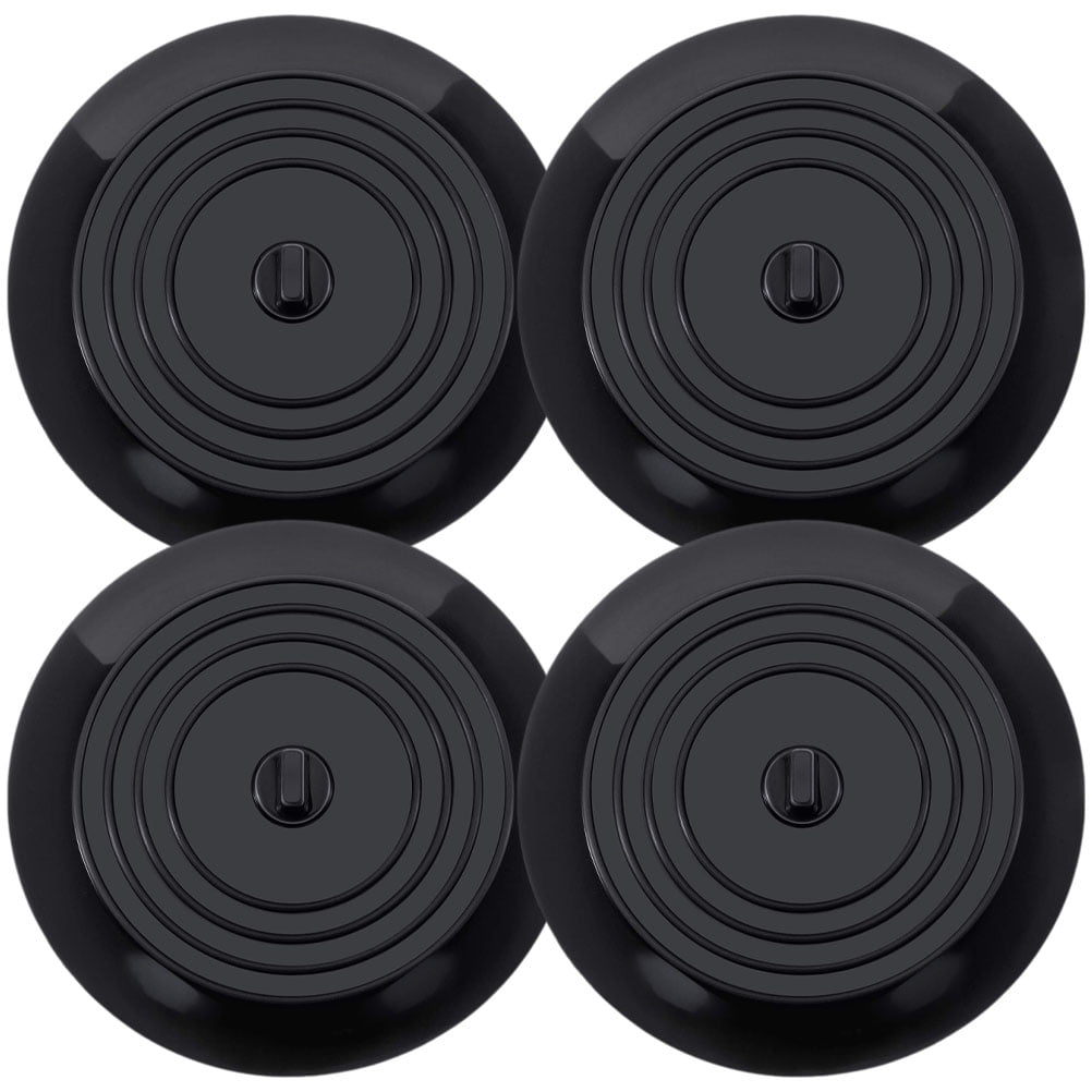 Milisten 4 Pcs Tub Spout Cover Floor Bathtub Plug Round Drain Cover ...