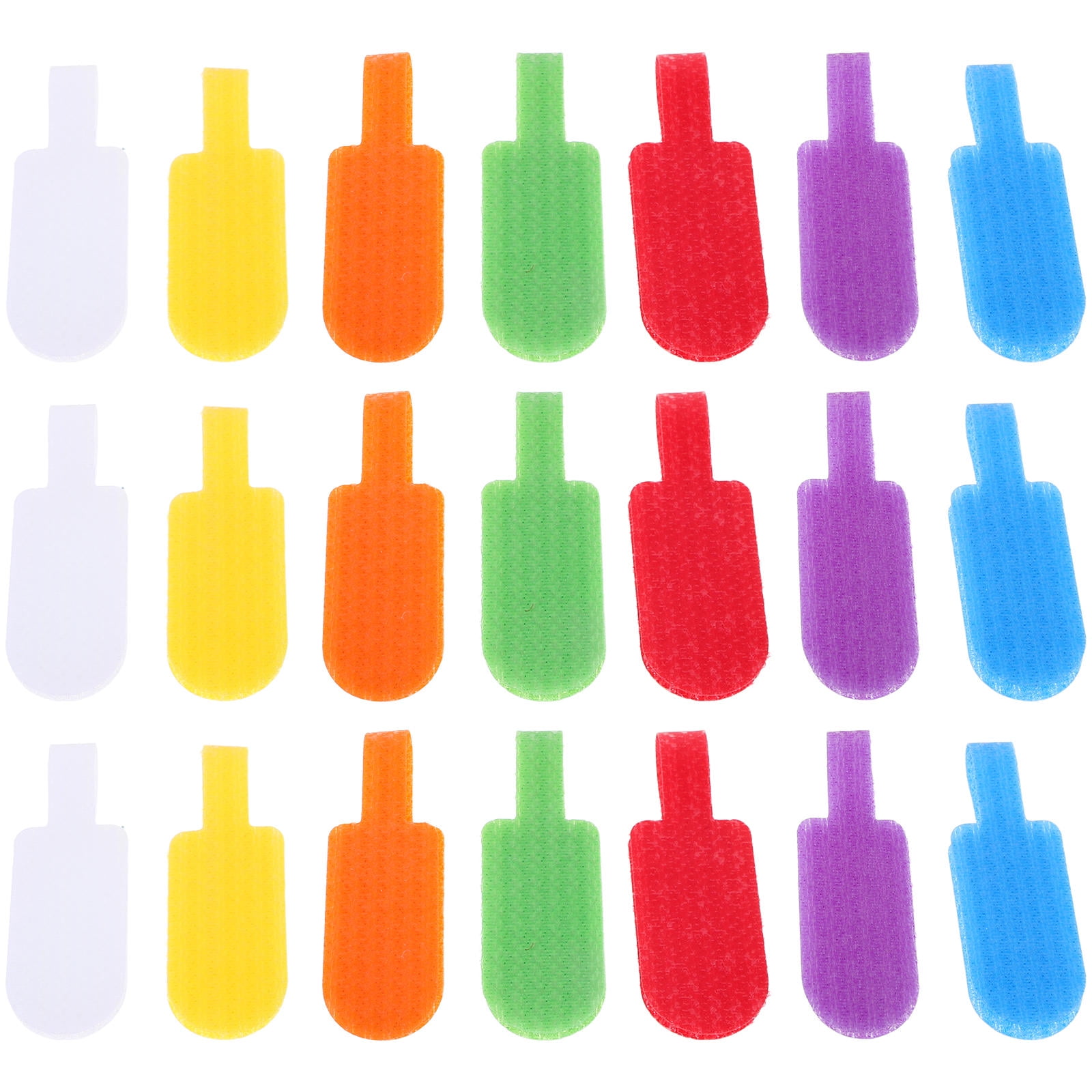 Milisten 40PCS Multi-Color Nylon Cable Tags with Writable Wire Labels ...