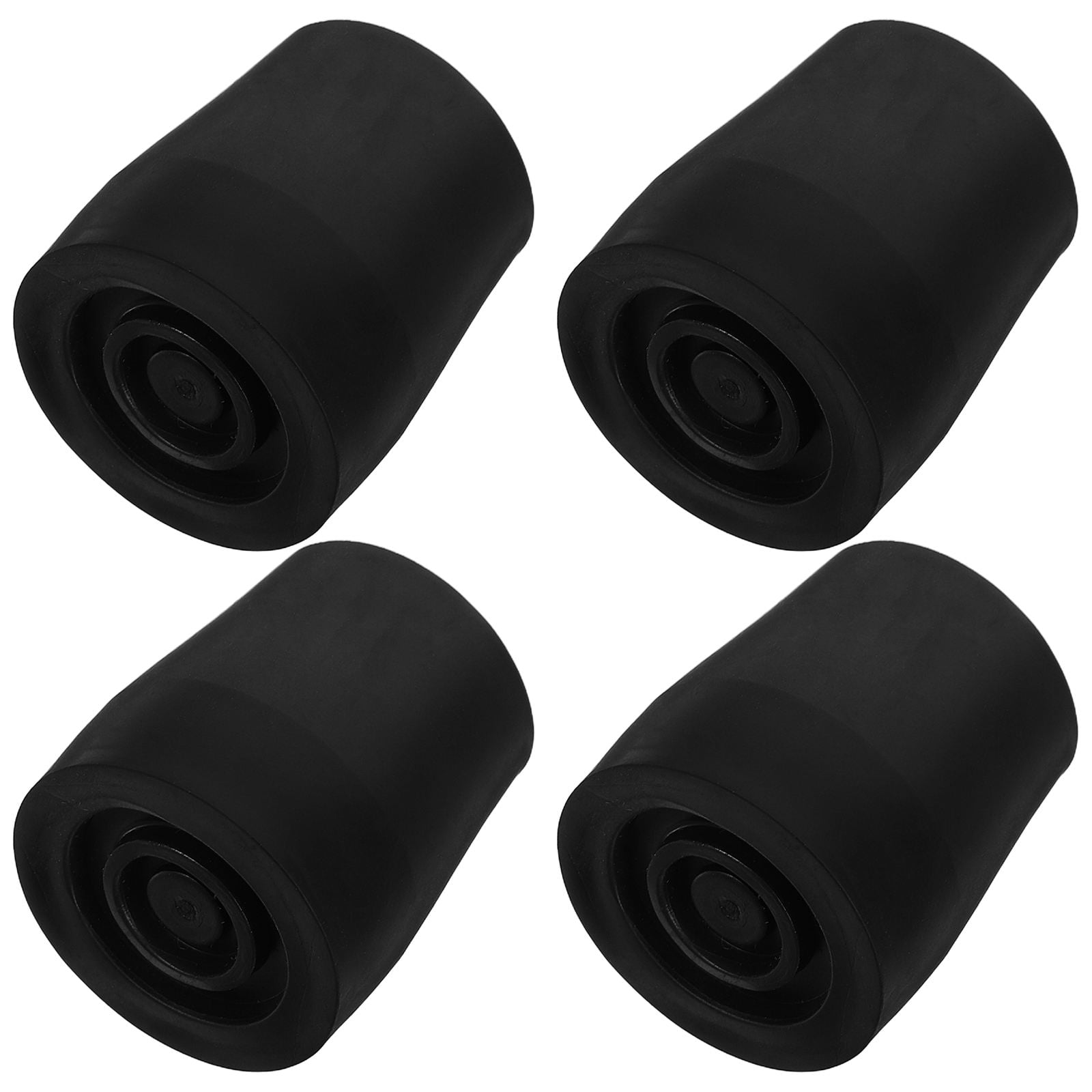 Milisten Chair Rubber Leg Caps Black for Seniors Home Use 4Pcs 1.6*1.4 ...