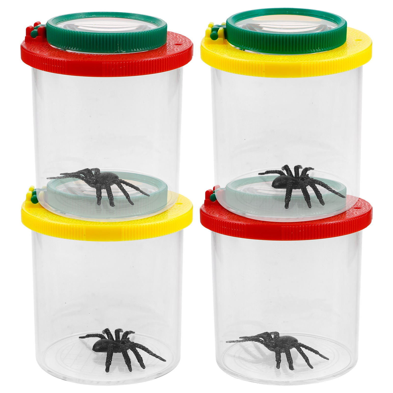 Milisten 4Pcs Bug Magnifying Container with Insert Design for Insect ...