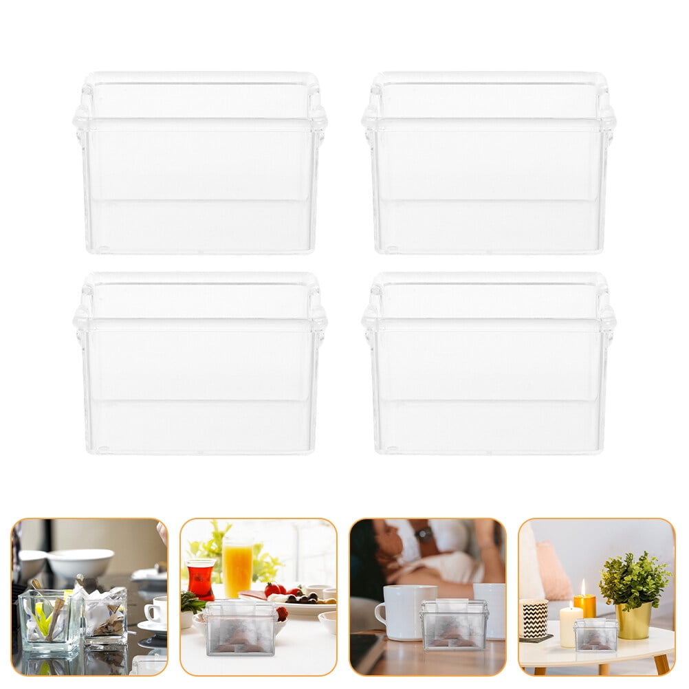 Milisten Sugar Packet Container Acrylic Display Household Items ...