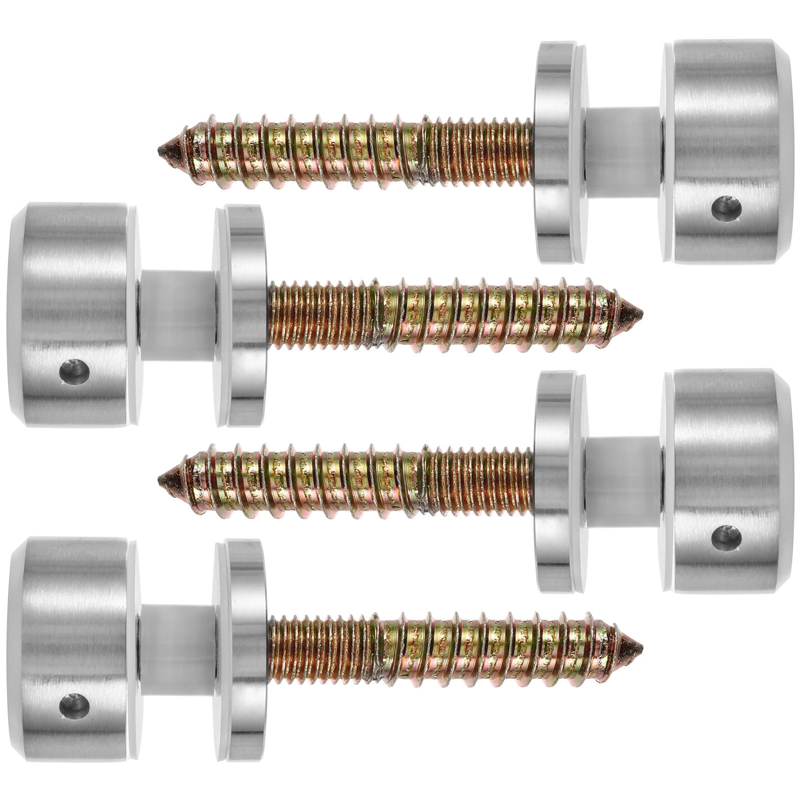 Milisten 4Pcs Glass Railing for Balcony and Stairway with Clampable ...