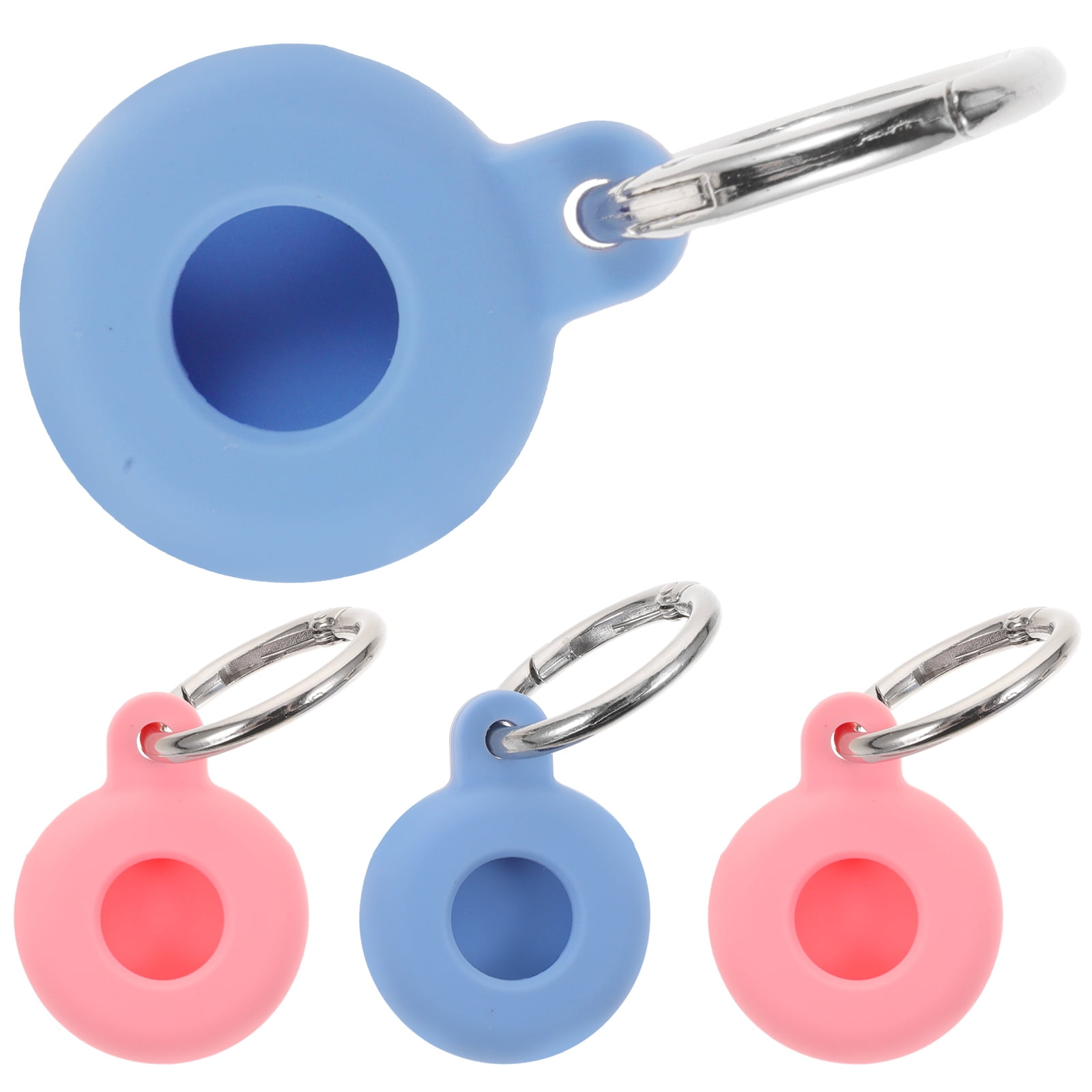Milisten 4Pcs Light Blue Cover for Key Chain Anti Lost Protection ...