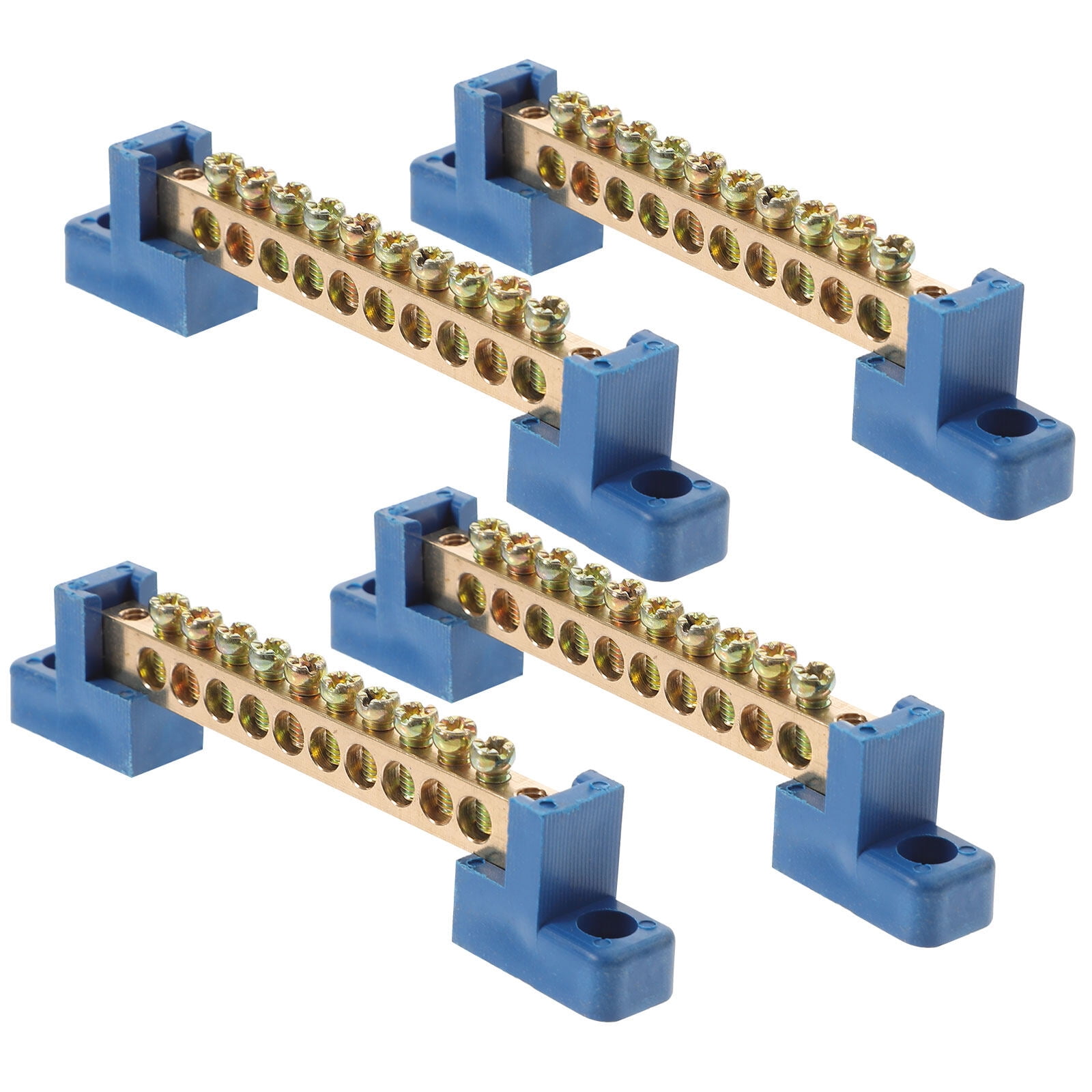 Milisten 4Pcs Plastic Distribution Terminal Bus Bar For Industrial Use ...
