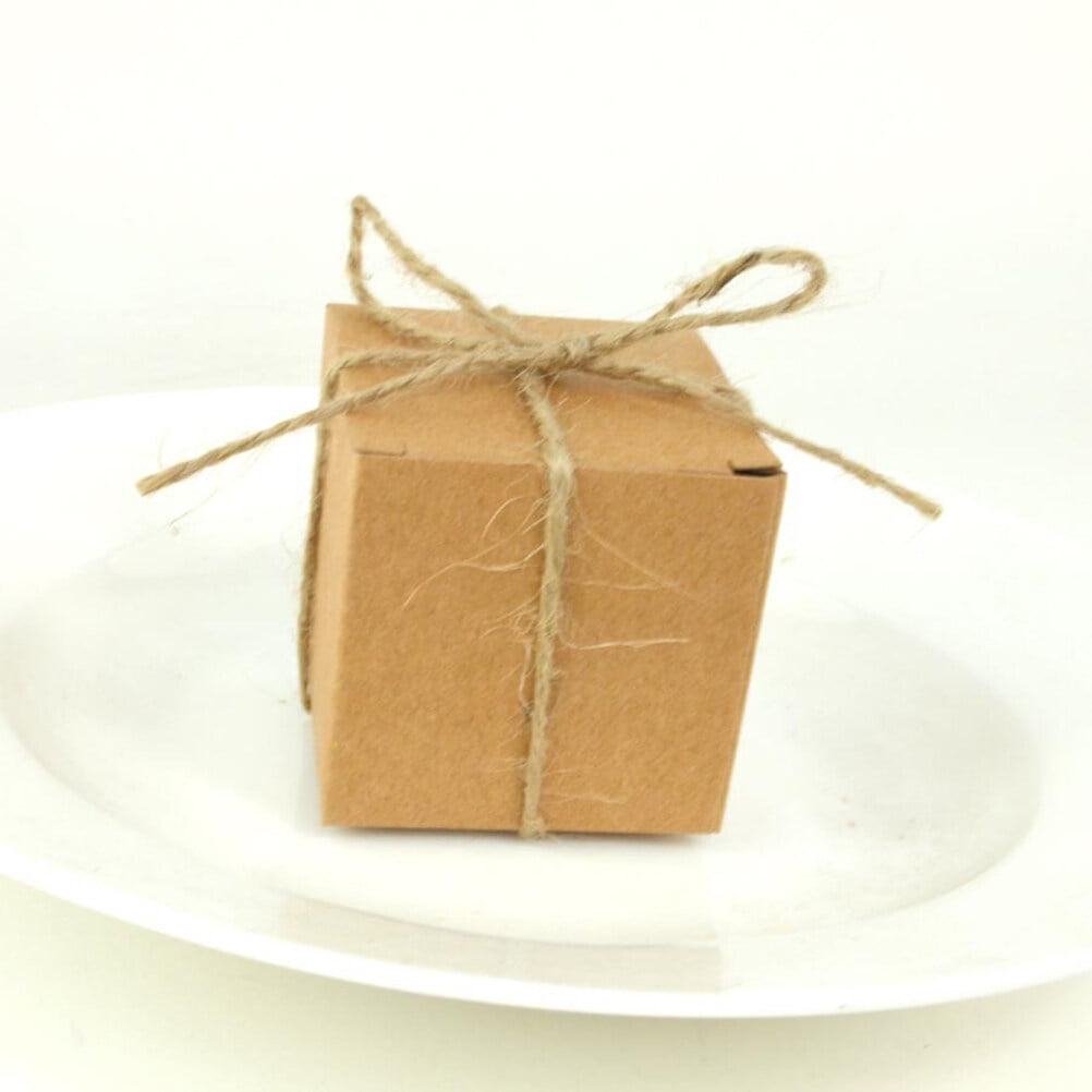 Milisten 50Pcs Kraft Paper Candy Boxes for Wedding and Party Favors ...